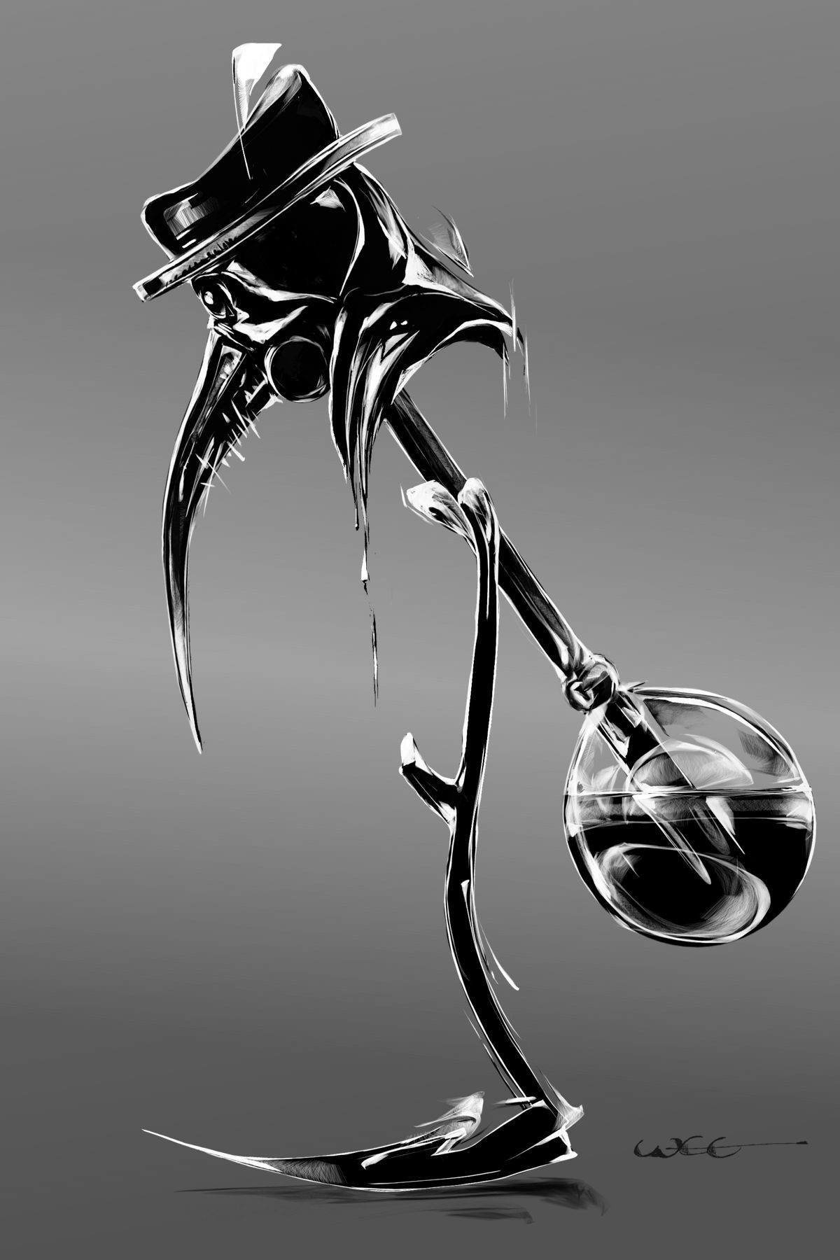 ArtStation - Plague doctor dippy bird