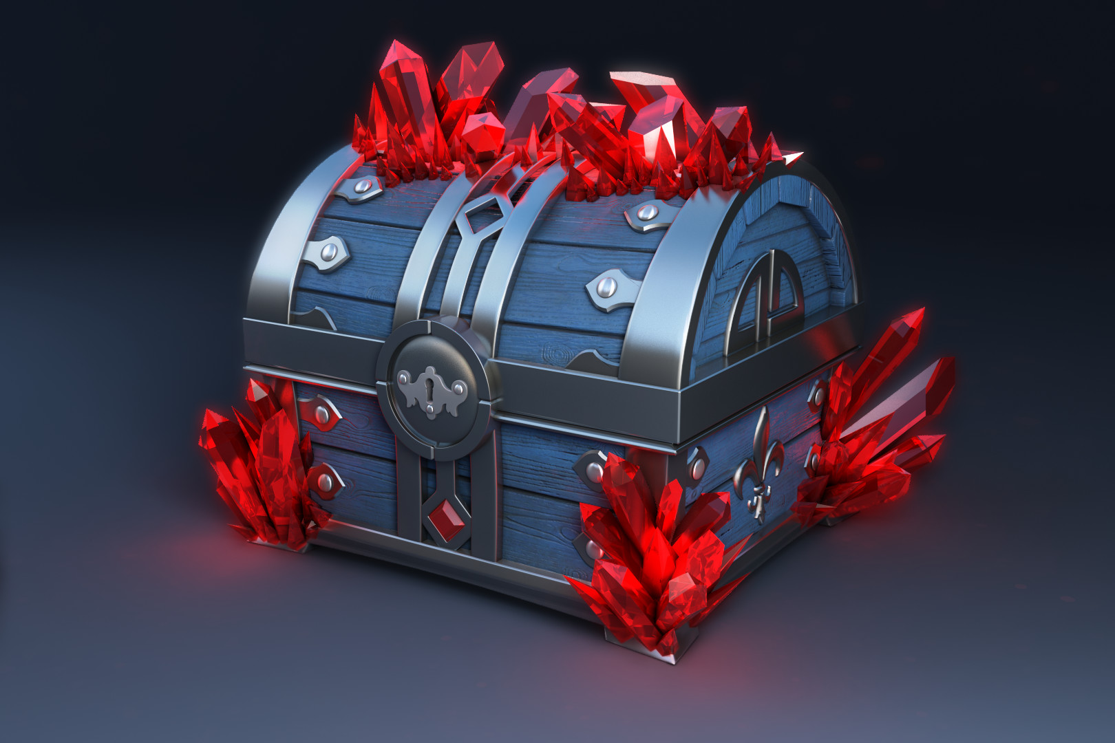 ArtStation - Chest of crystals