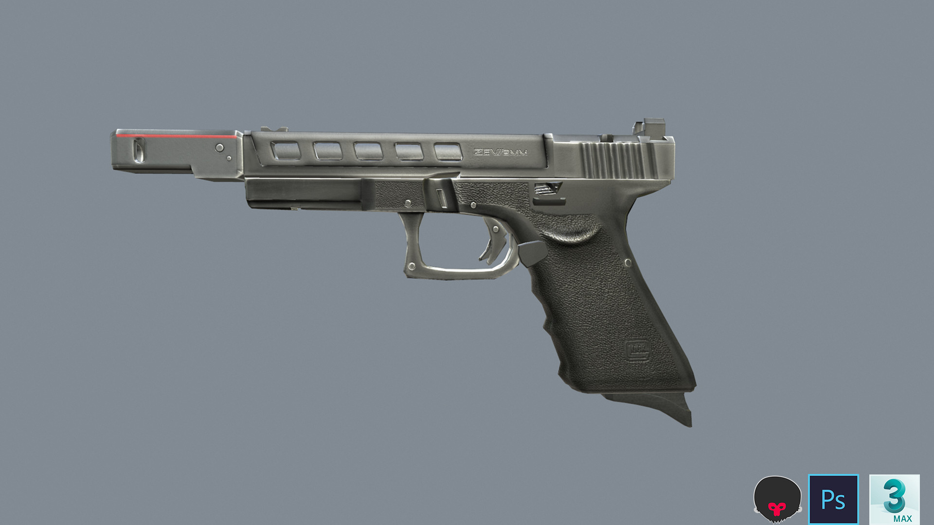 ArtStation - Glock modeling