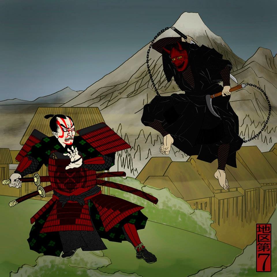 Alessandro Santos - Japanese traditional ukiyo-e