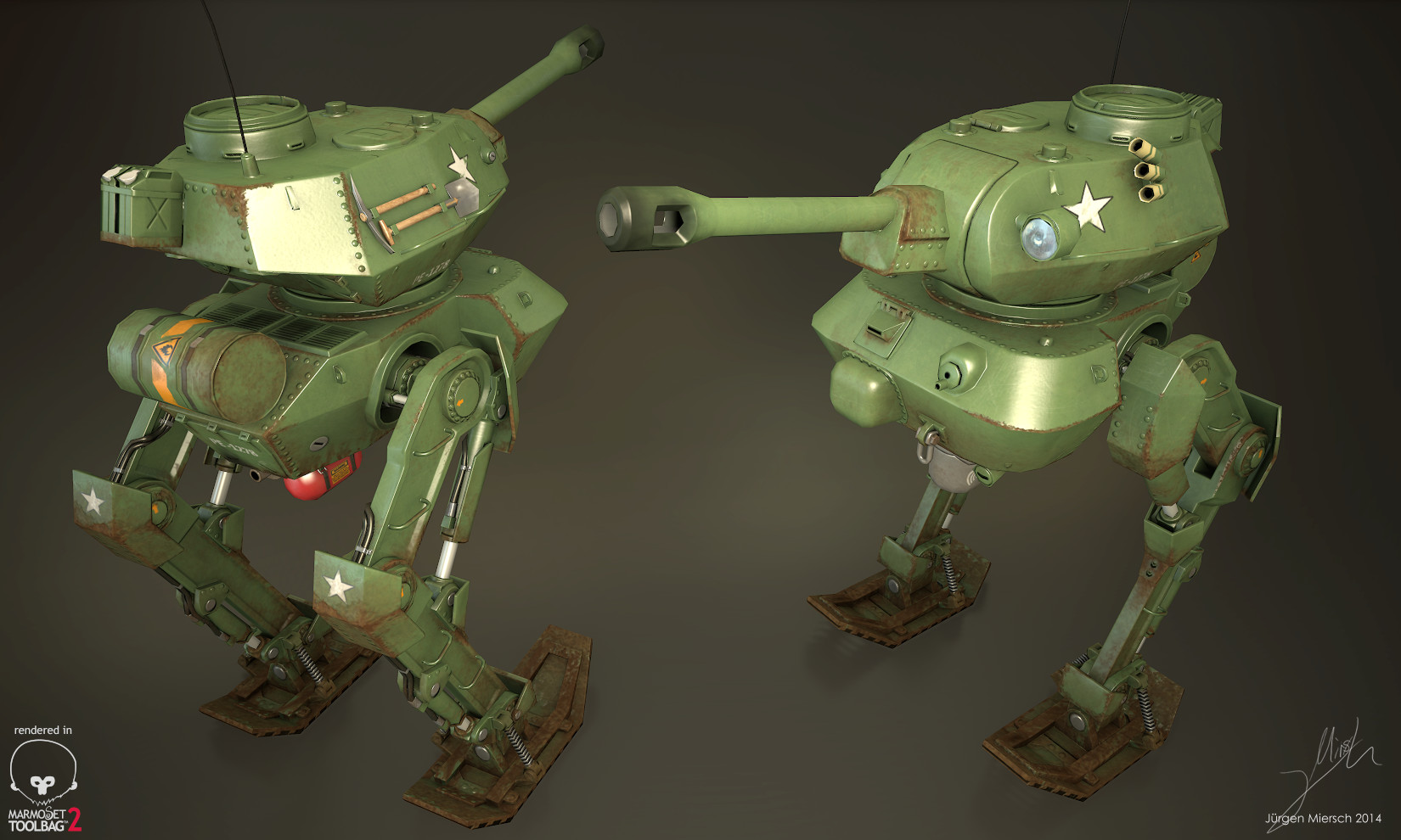 ArtStation - Tank Mech