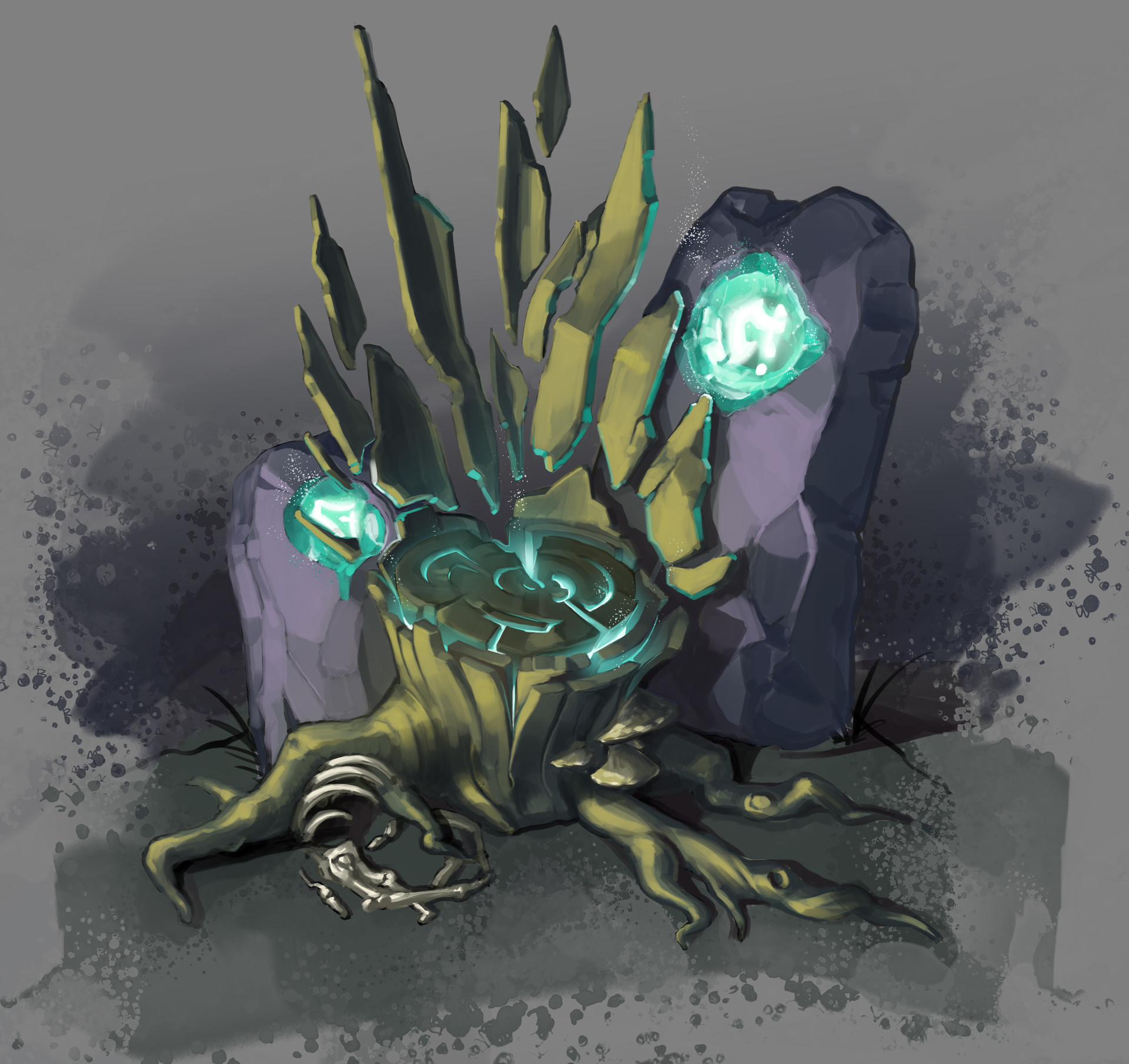 ArtStation - Forest Stump Shrine