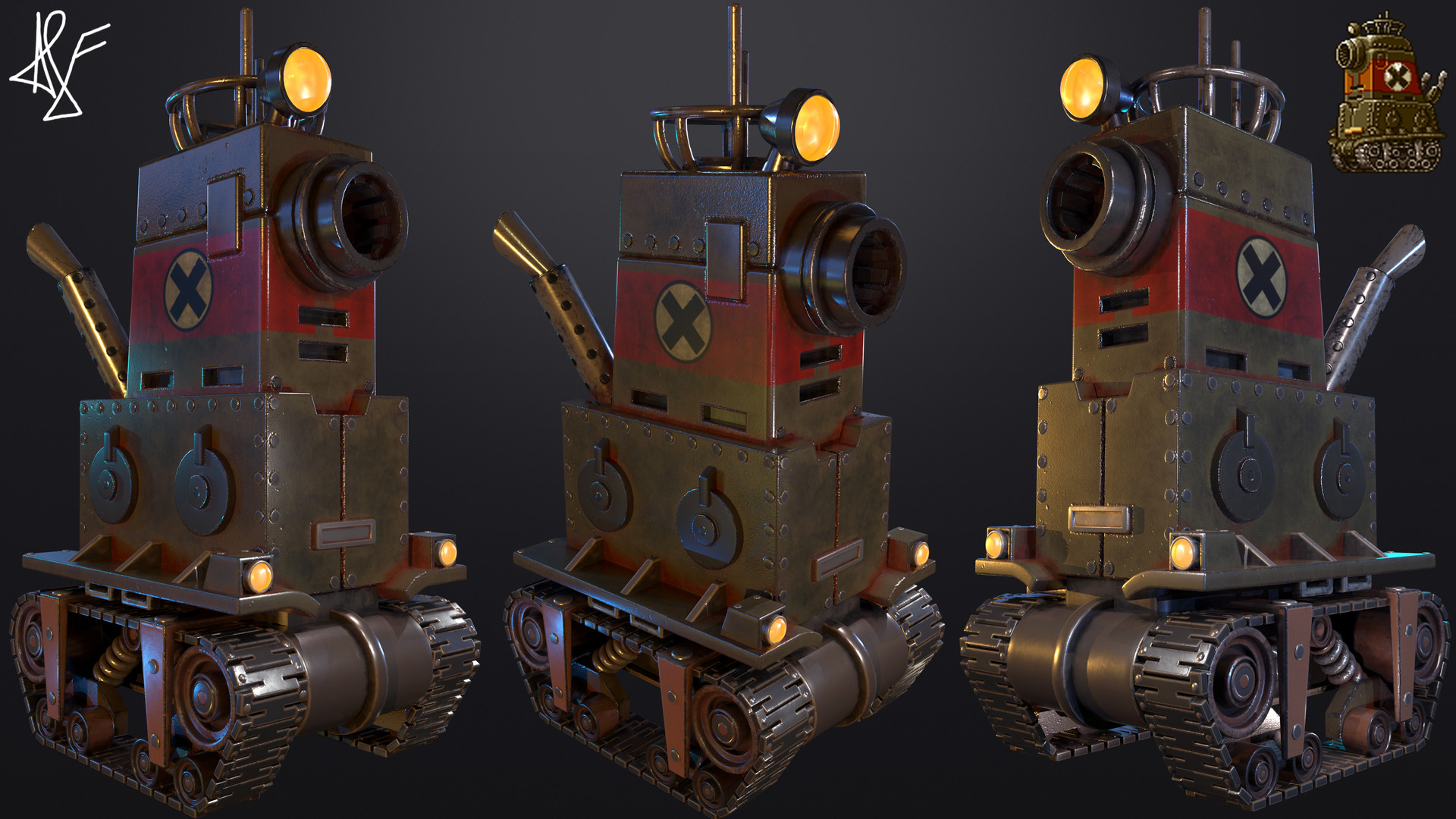 ArtStation - Rebel Tank - Metal Slug