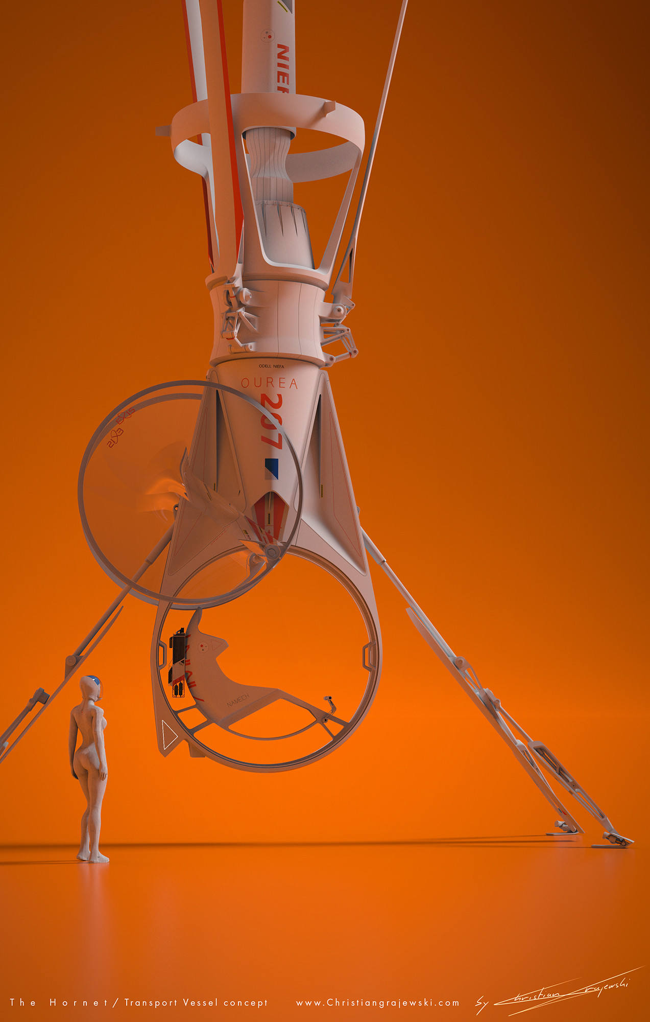 Christian Grajewski - The Hornet Grey Shader Studio Shots