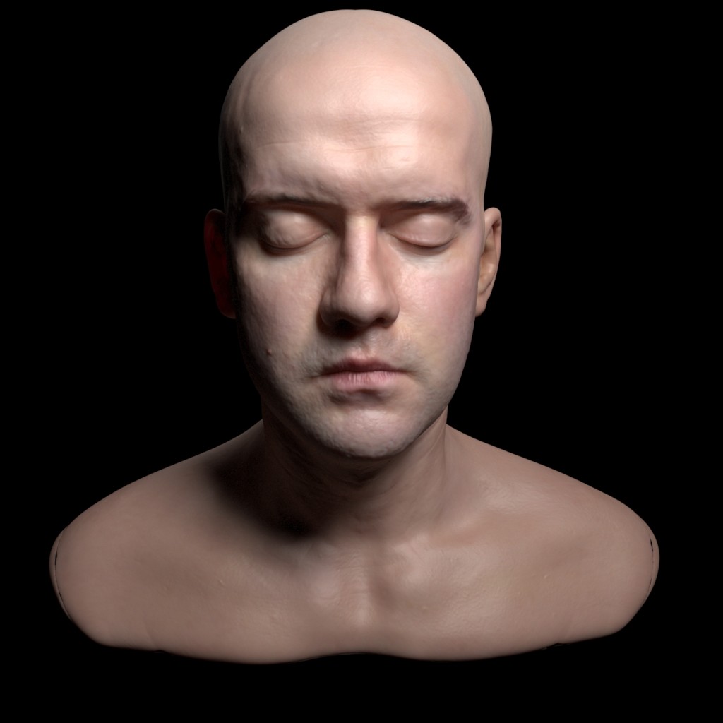 human skin texture 3d