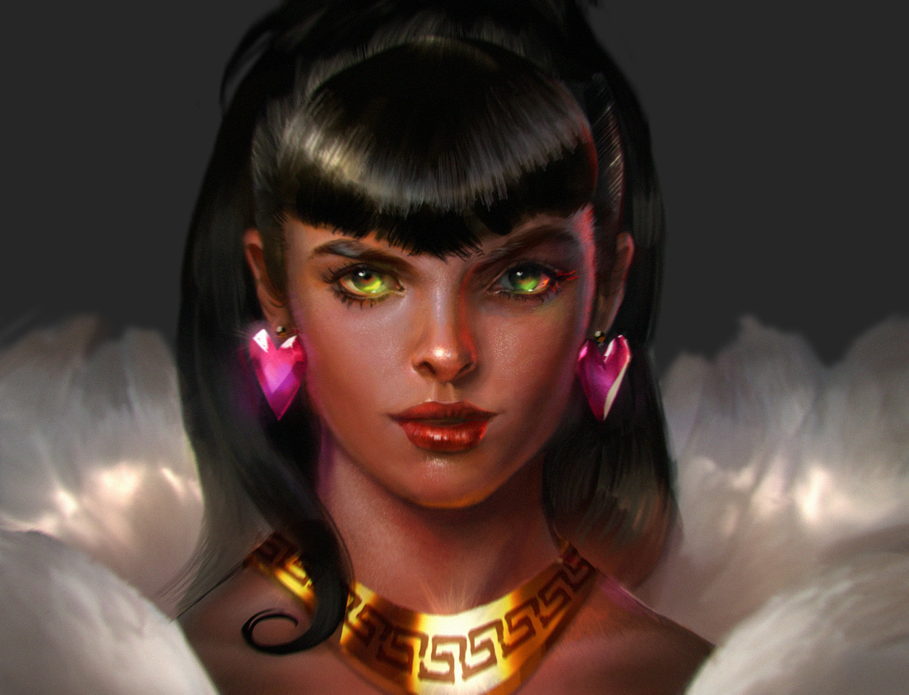 ArtStation - Valentines Day Avatar Female 2