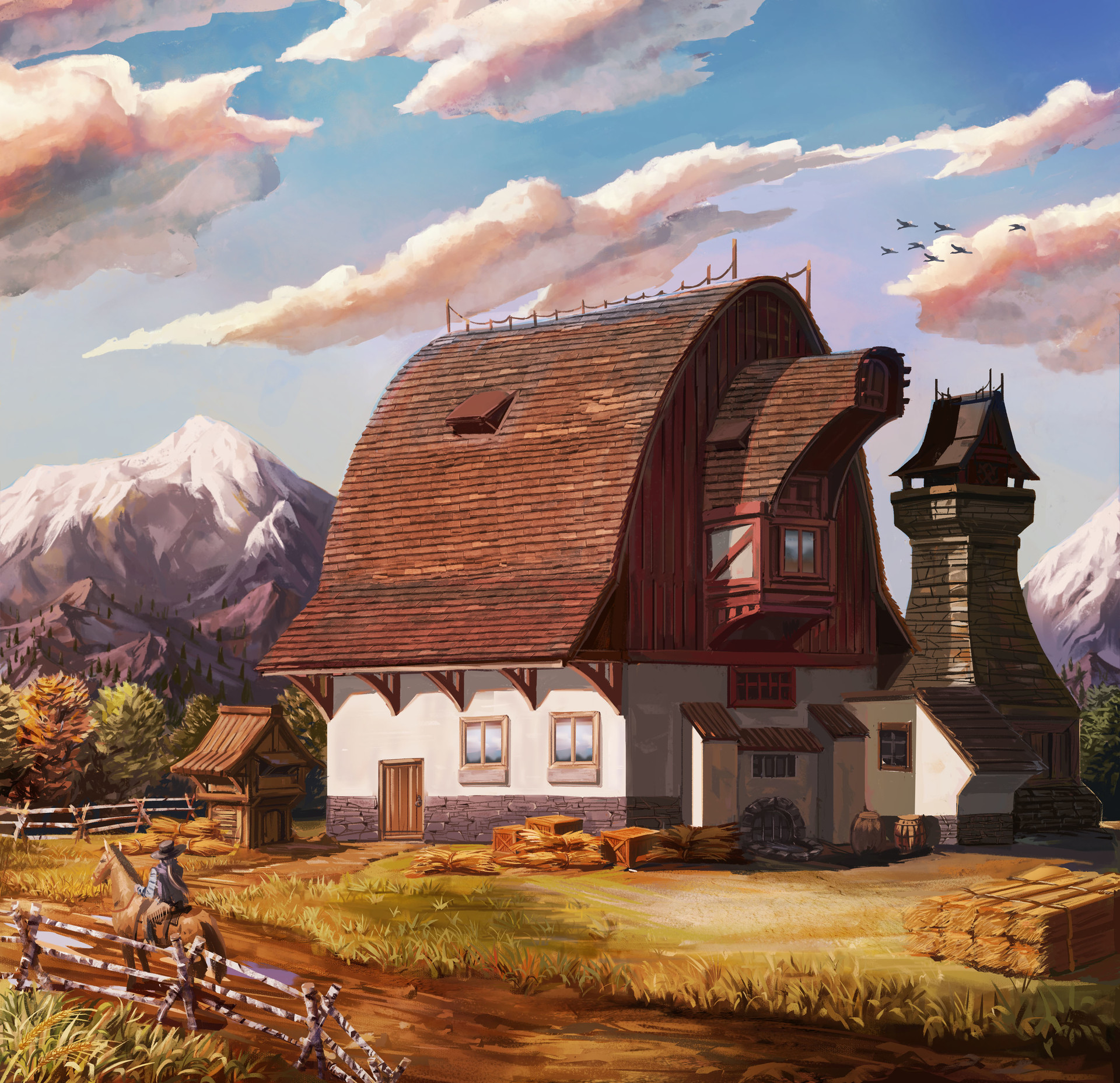 ArtStation - farmhouse