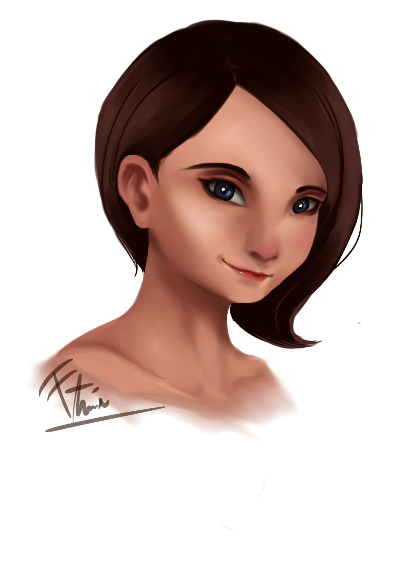 ArtStation - study female face