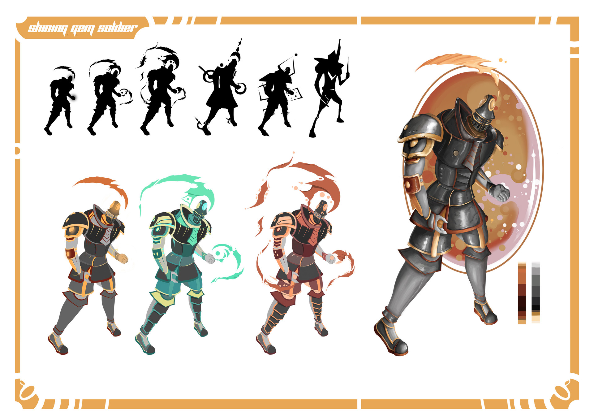 ArtStation - Art gem character design