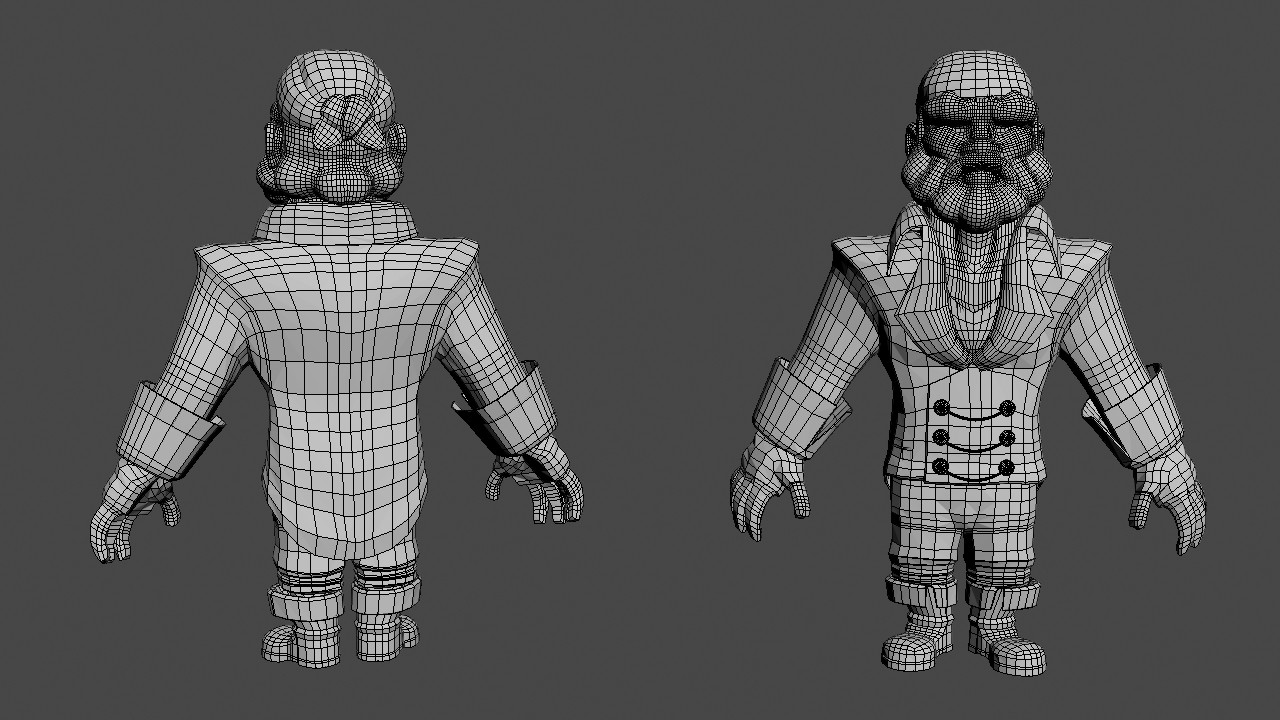 Leo Torres - Captain - 3D Character (WIP)