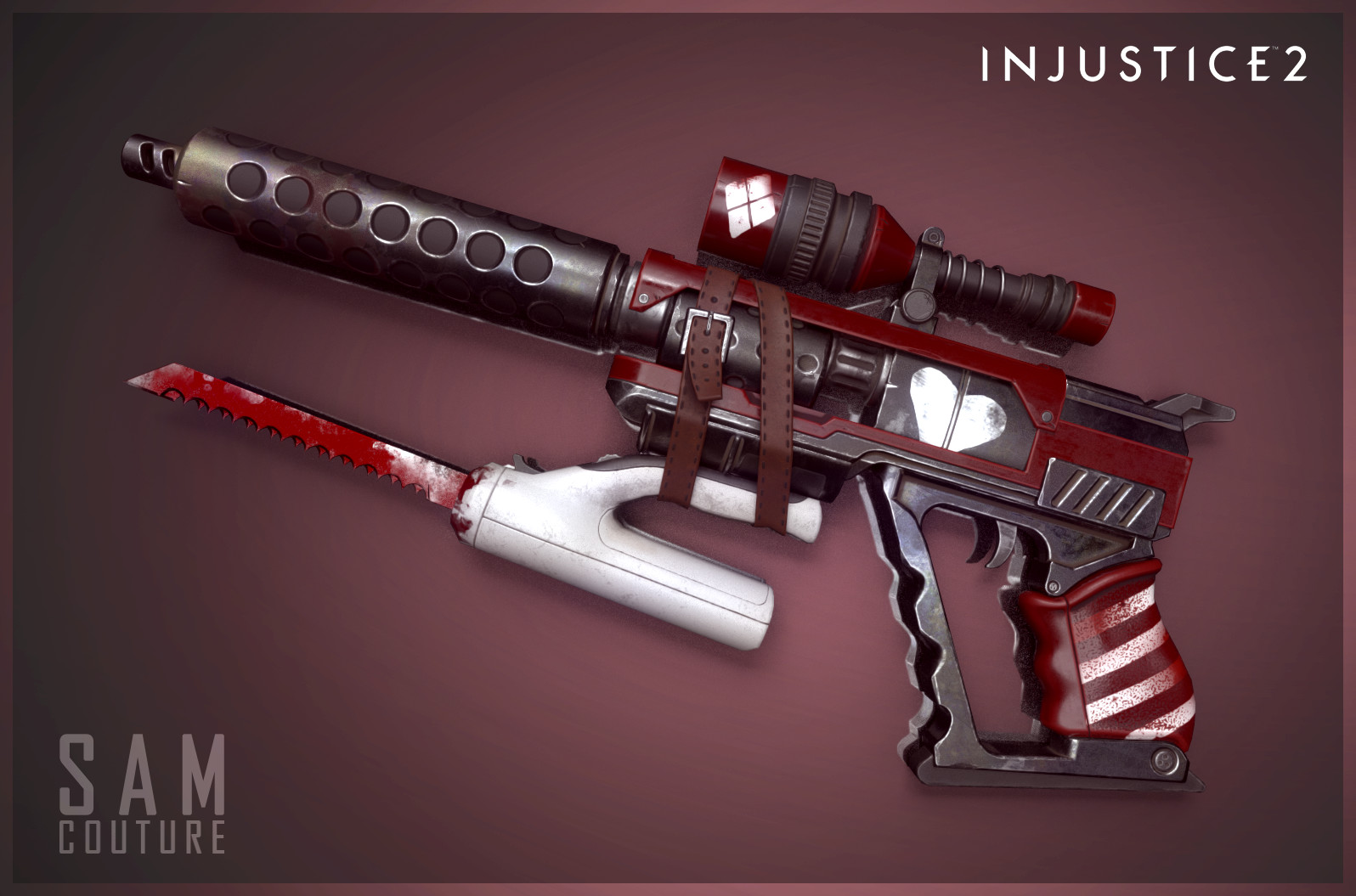 ArtStation - Injustice 2 Harley Quinn Pistols