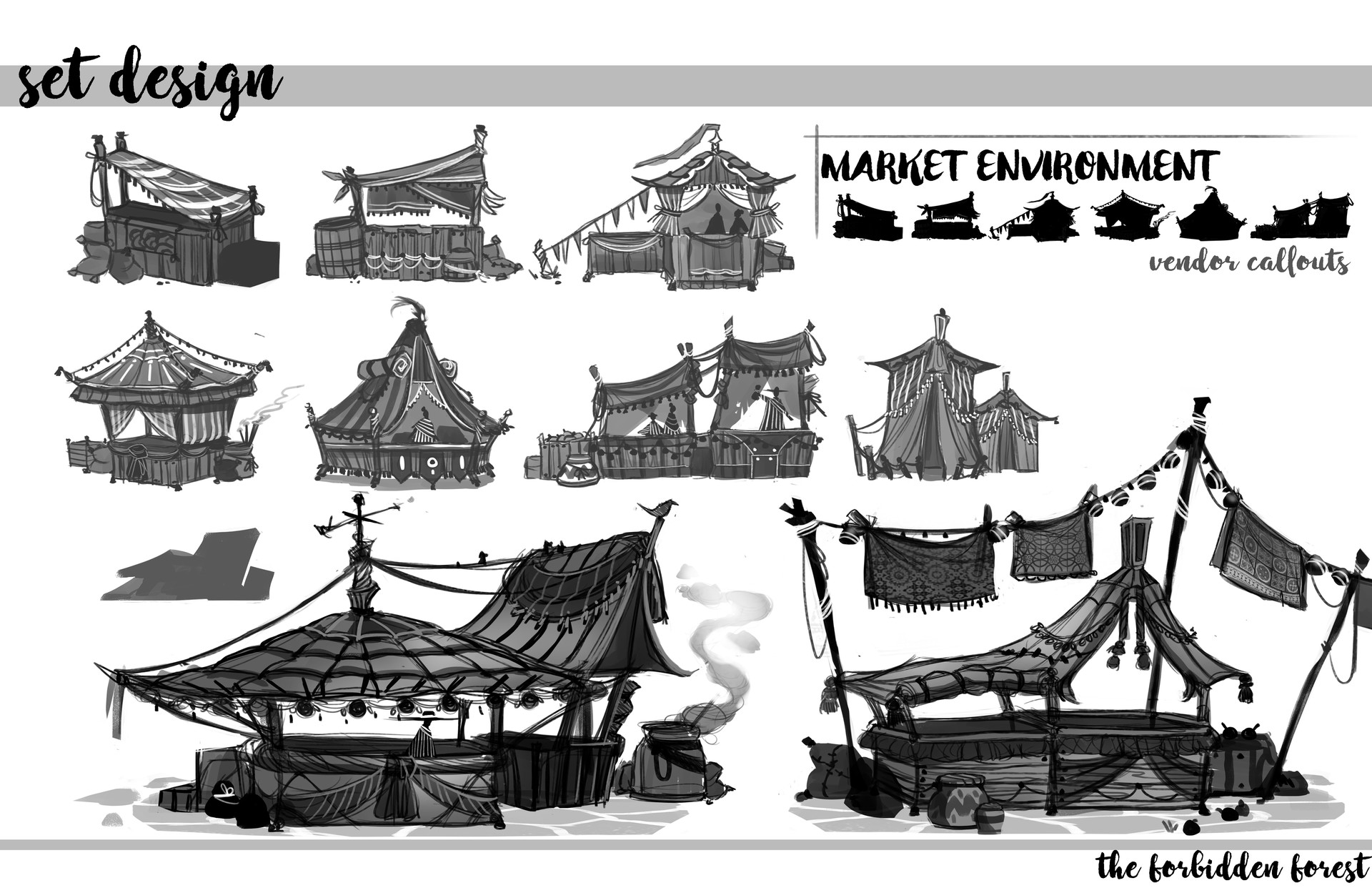 ArtStation - Market Environment Callouts