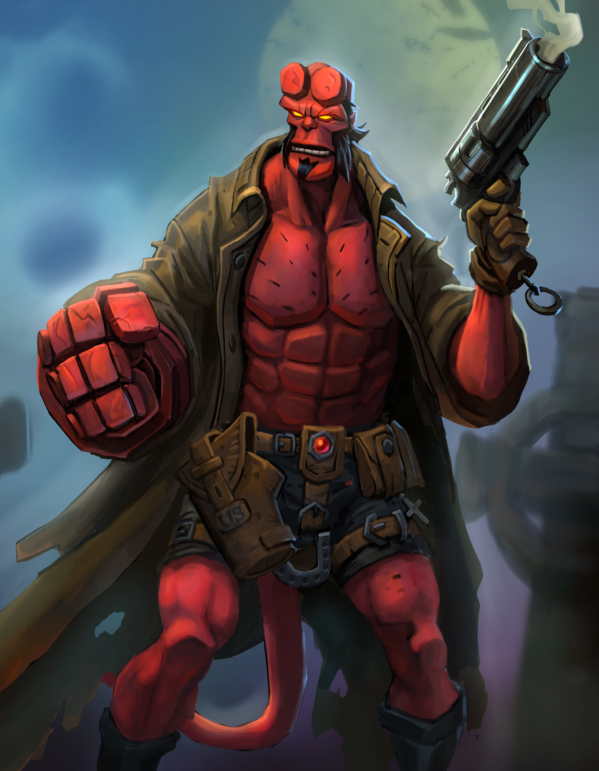 ArtStation - Hellboy image just for fun