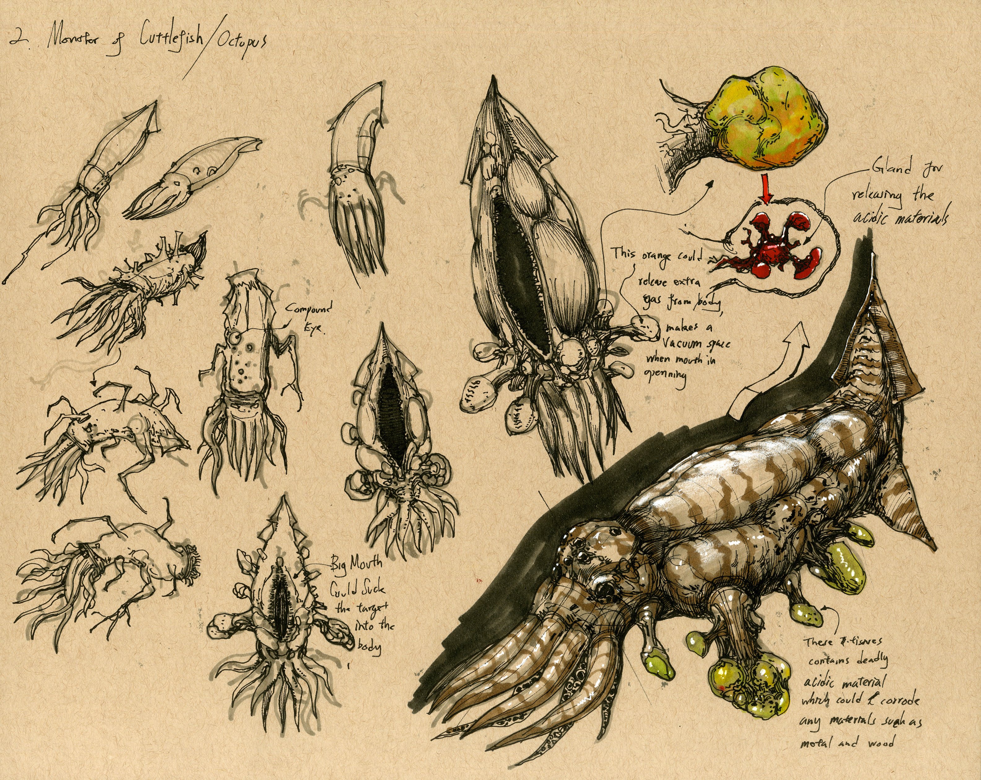 Longque Chen - monsters