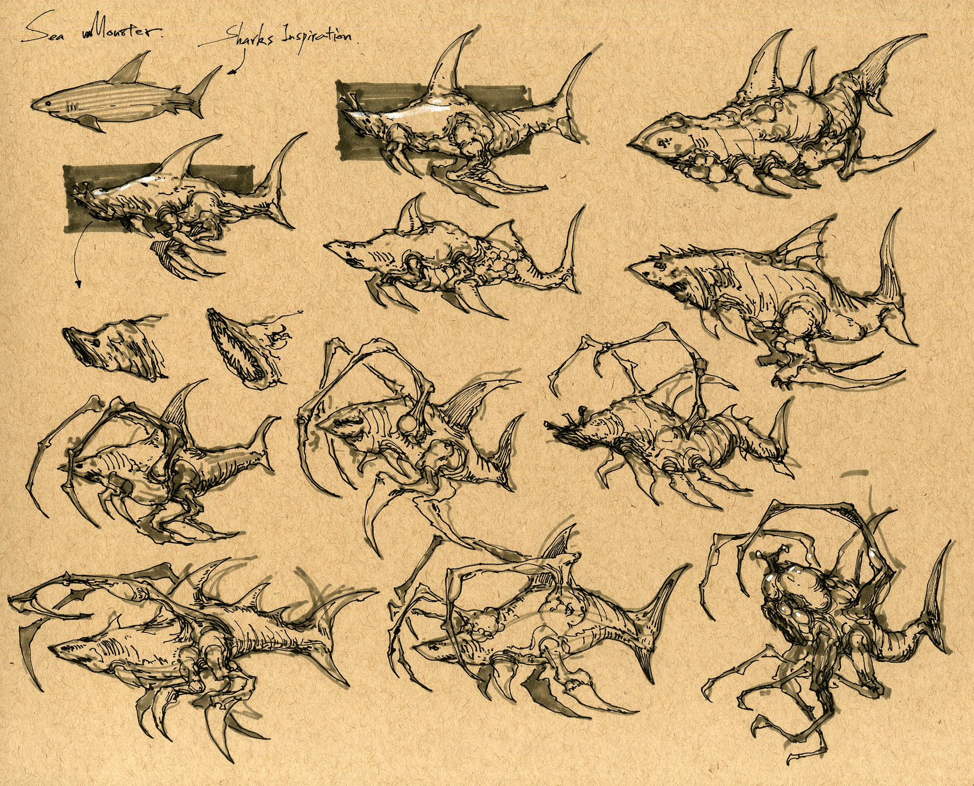 Longque Chen - monsters