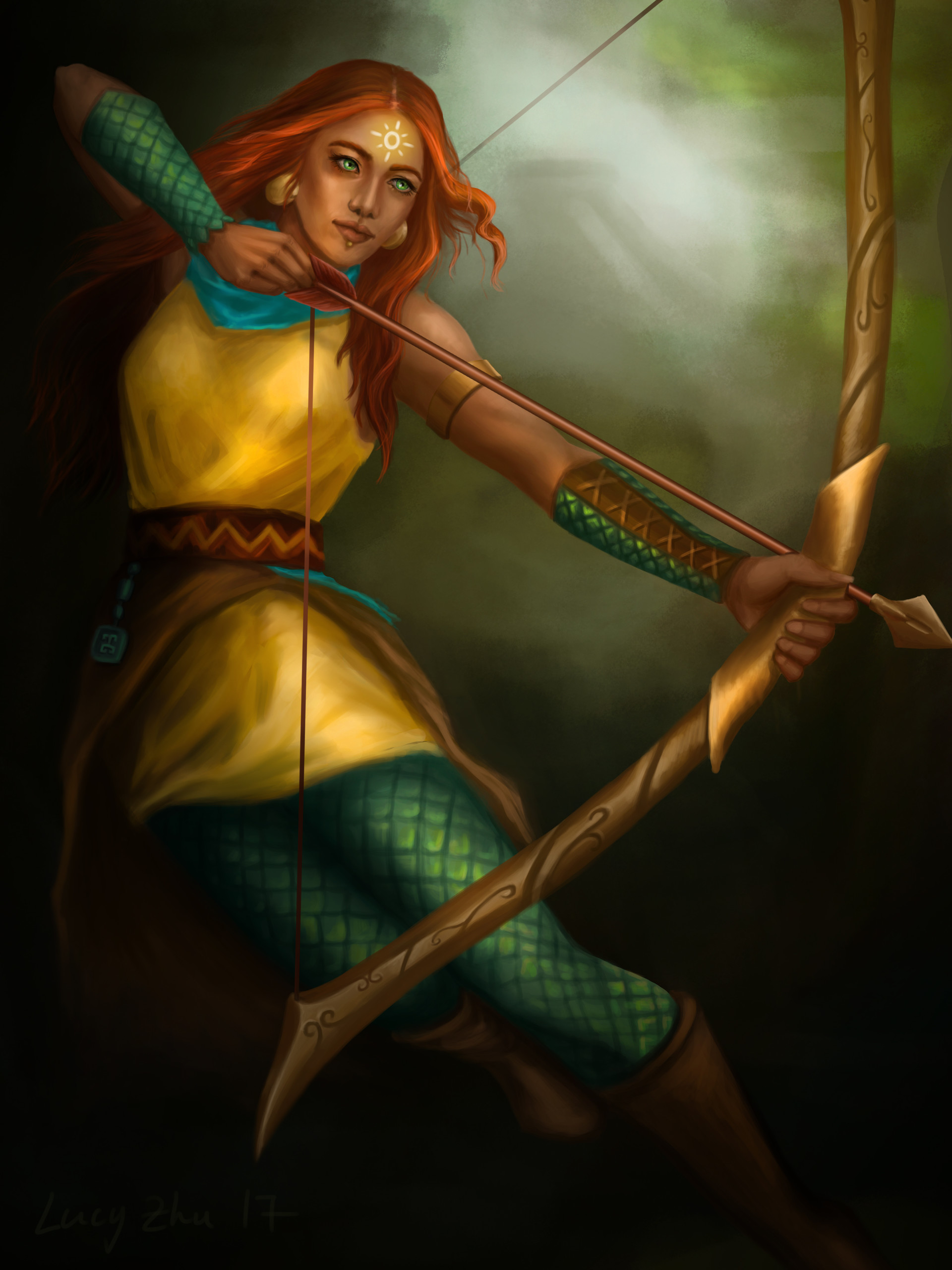 ArtStation - Archer of Dawn