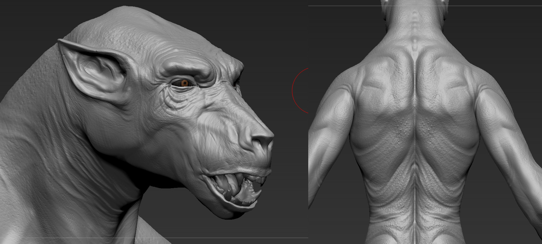 The Art of Josu Solano - Humanoid creature