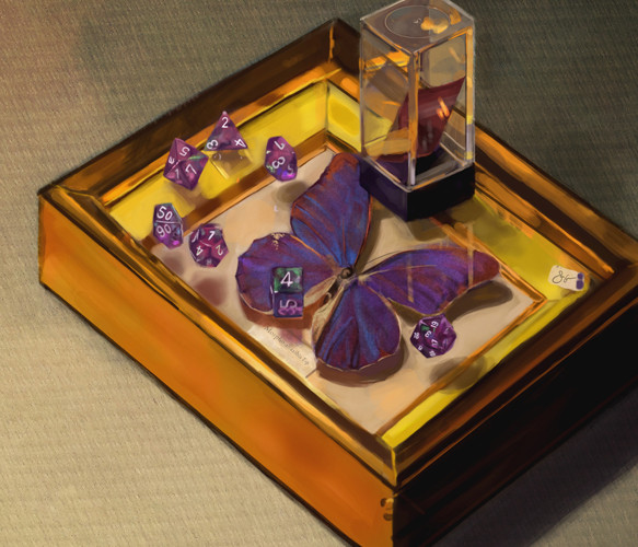 ArtStation - Butterfly Still Life