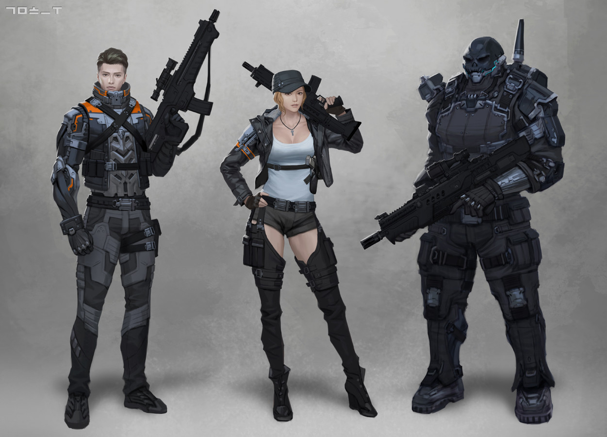 ArtStation - 2015 personal work. SF Military Concept