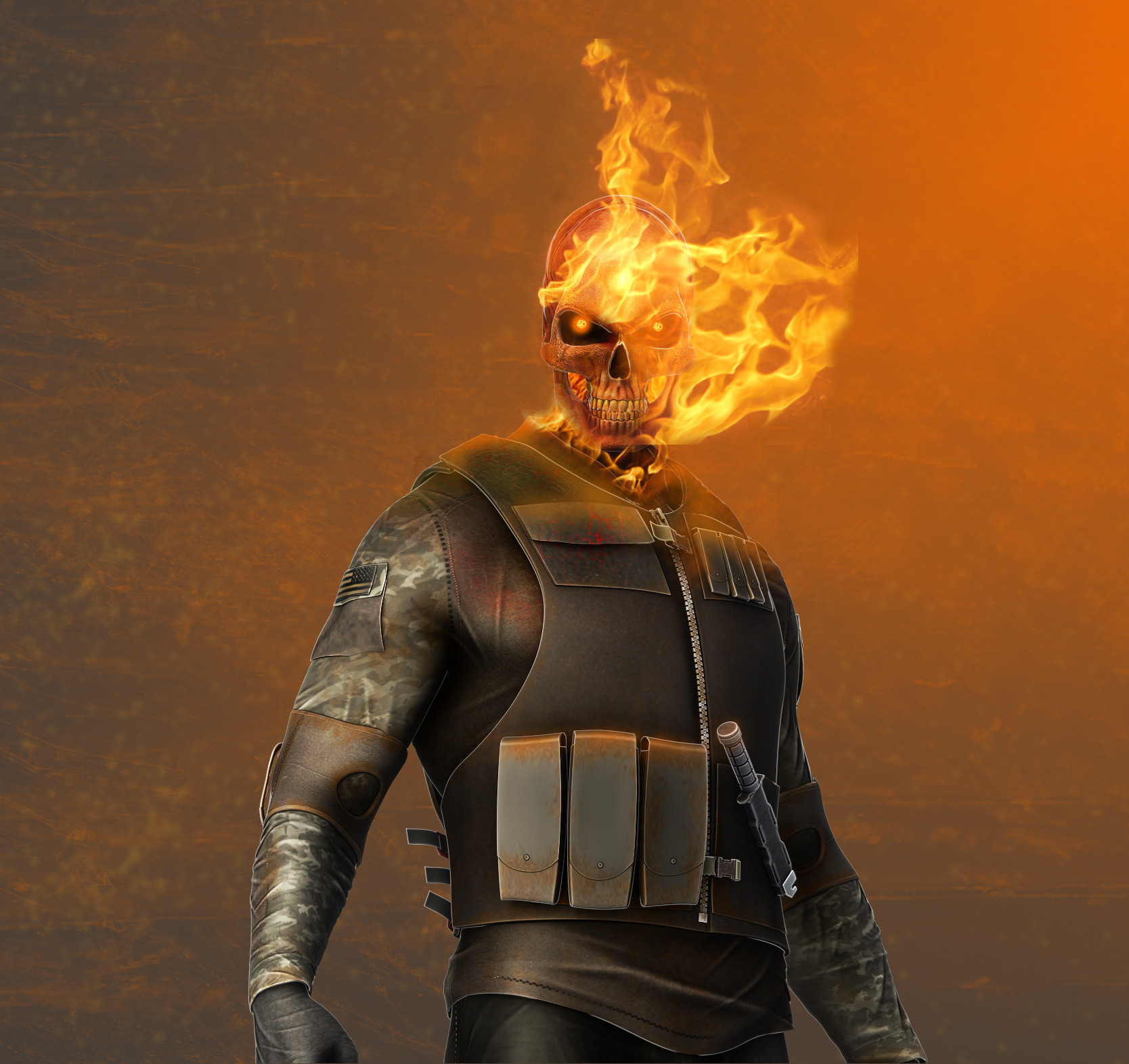 Jeremy Clowers - Digital Paint Ghostrider