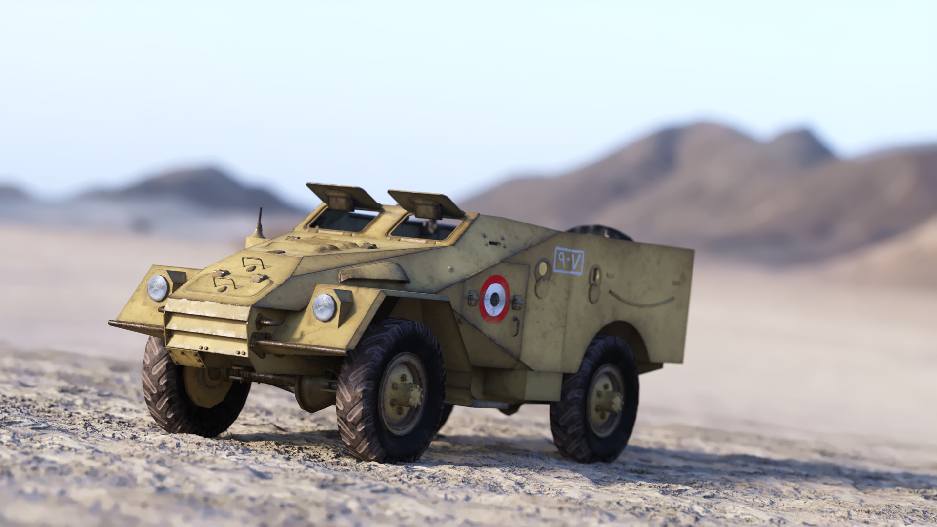ArtStation - BTR-40 Syria and Egypt armies