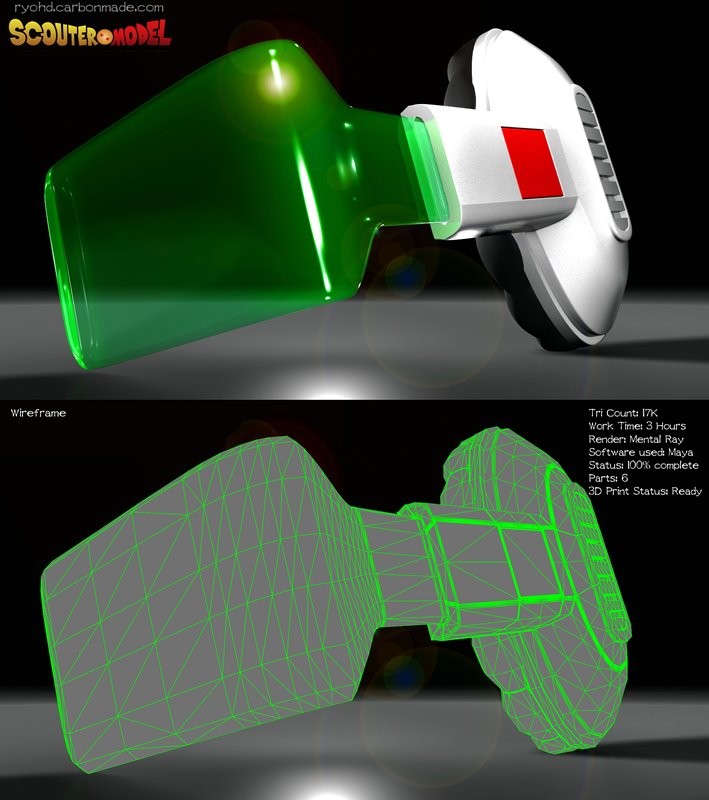 ArtStation - Scouter 3D model