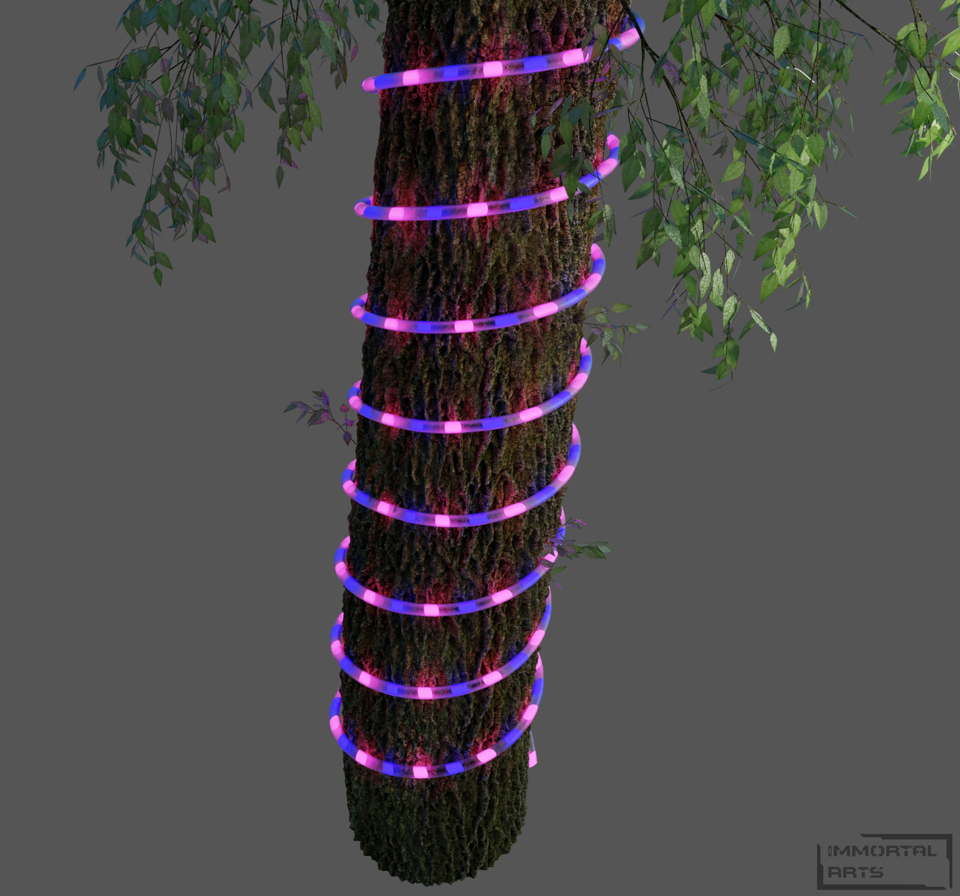 ArtStation - Tree With Lights