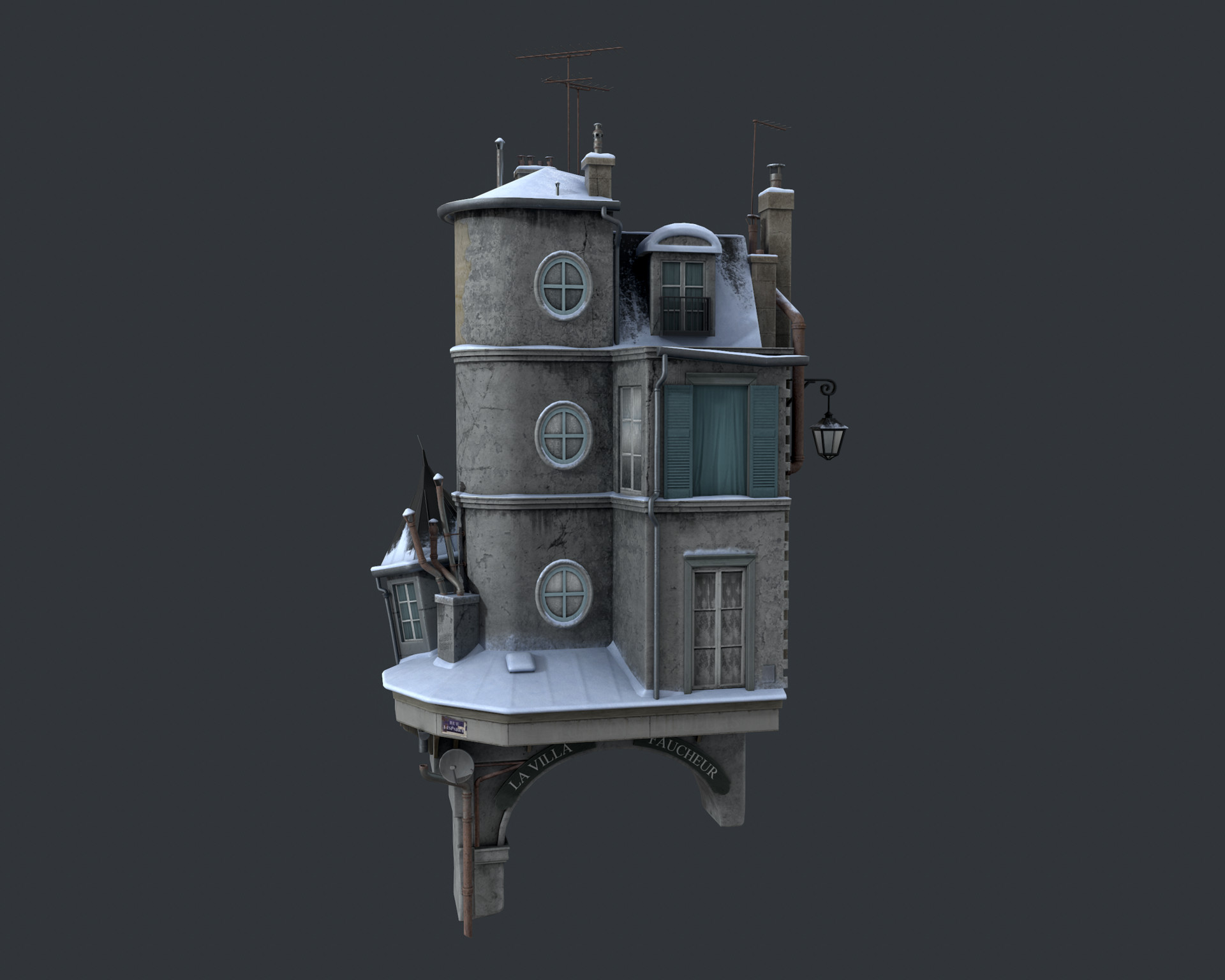 ArtStation - Flying House