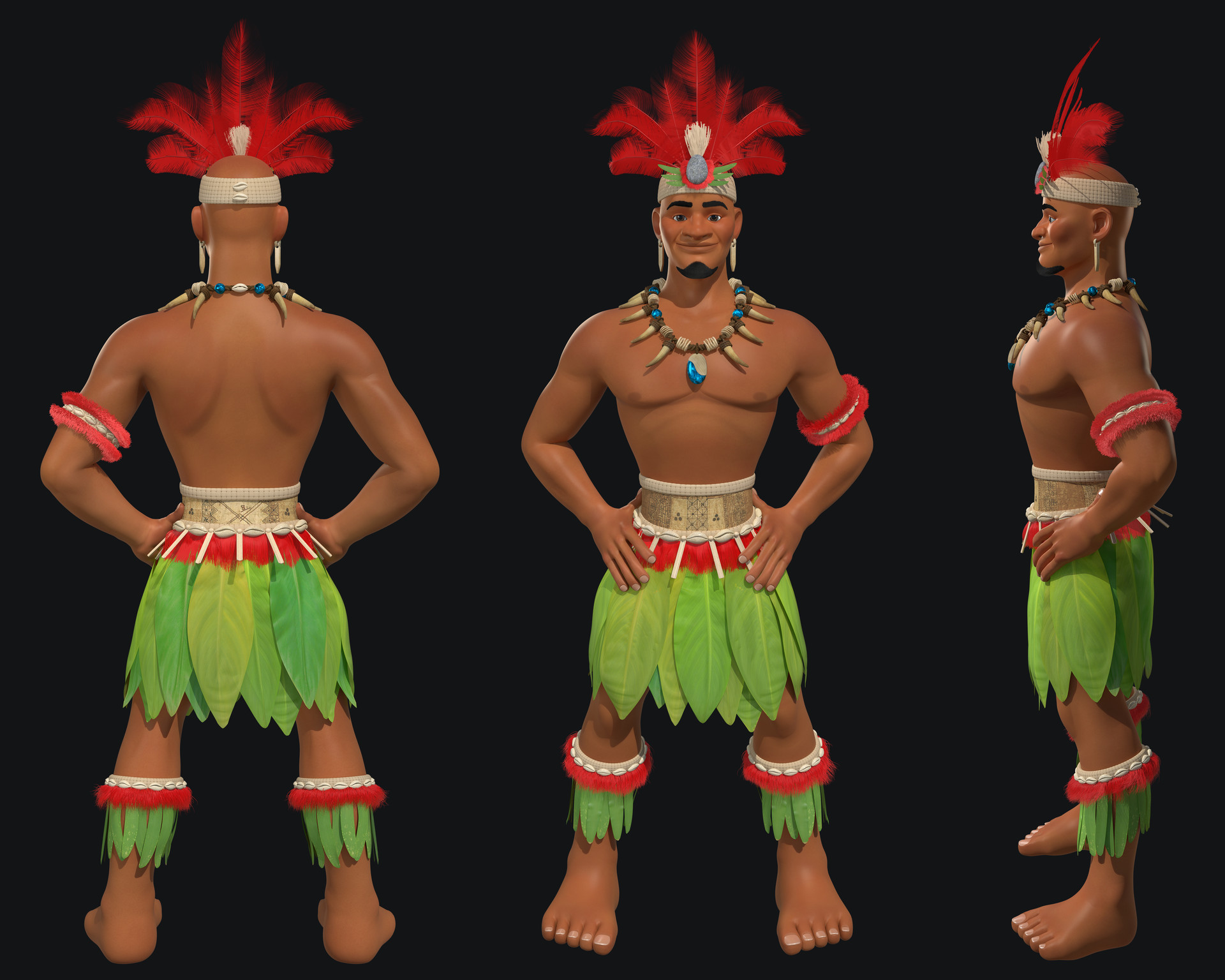 Kevin Johnson - Moana Chief - Fan Art