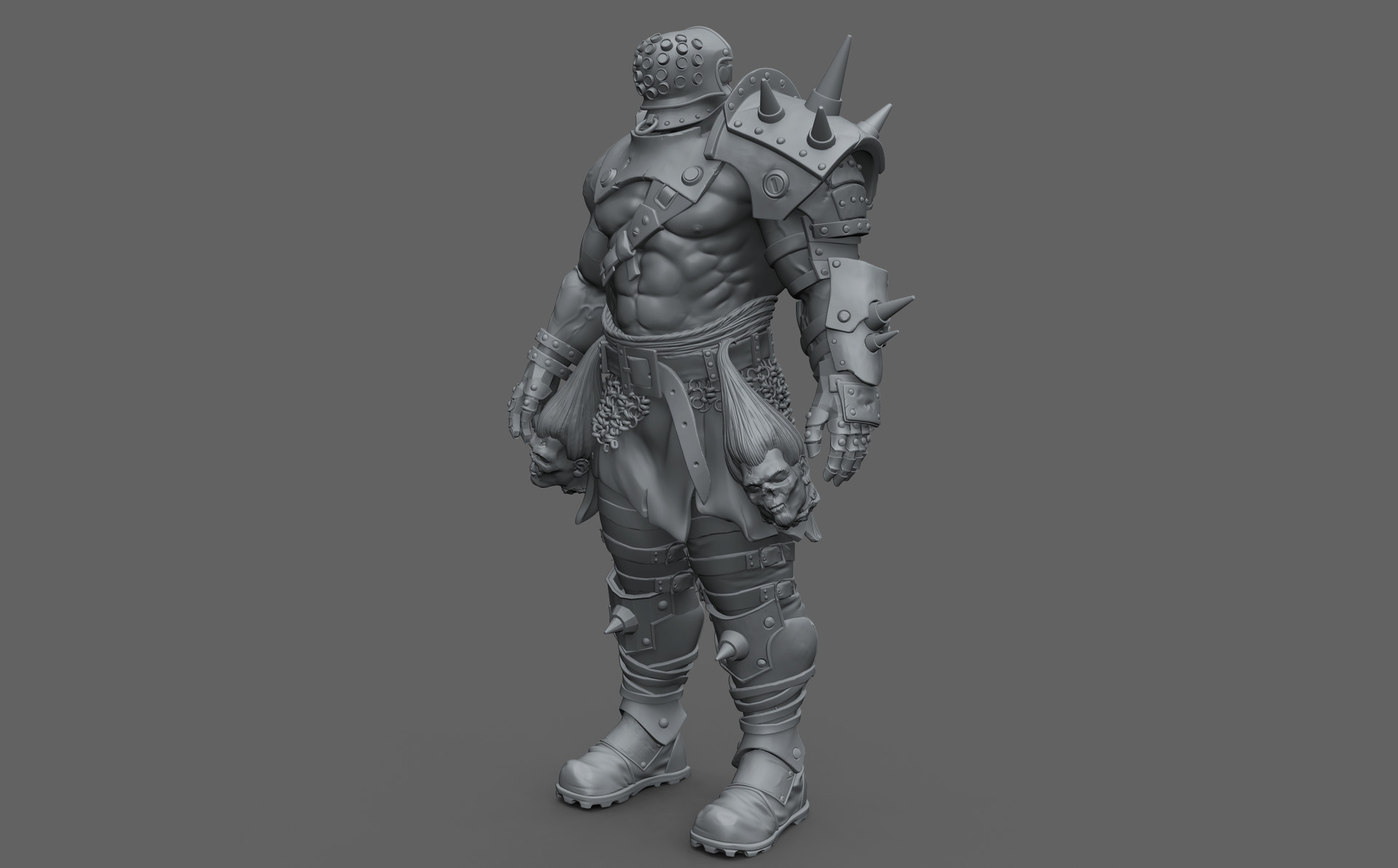 Jon M Lopez - Warmachine Tactics : Doom Reaver zbrush sculpts
