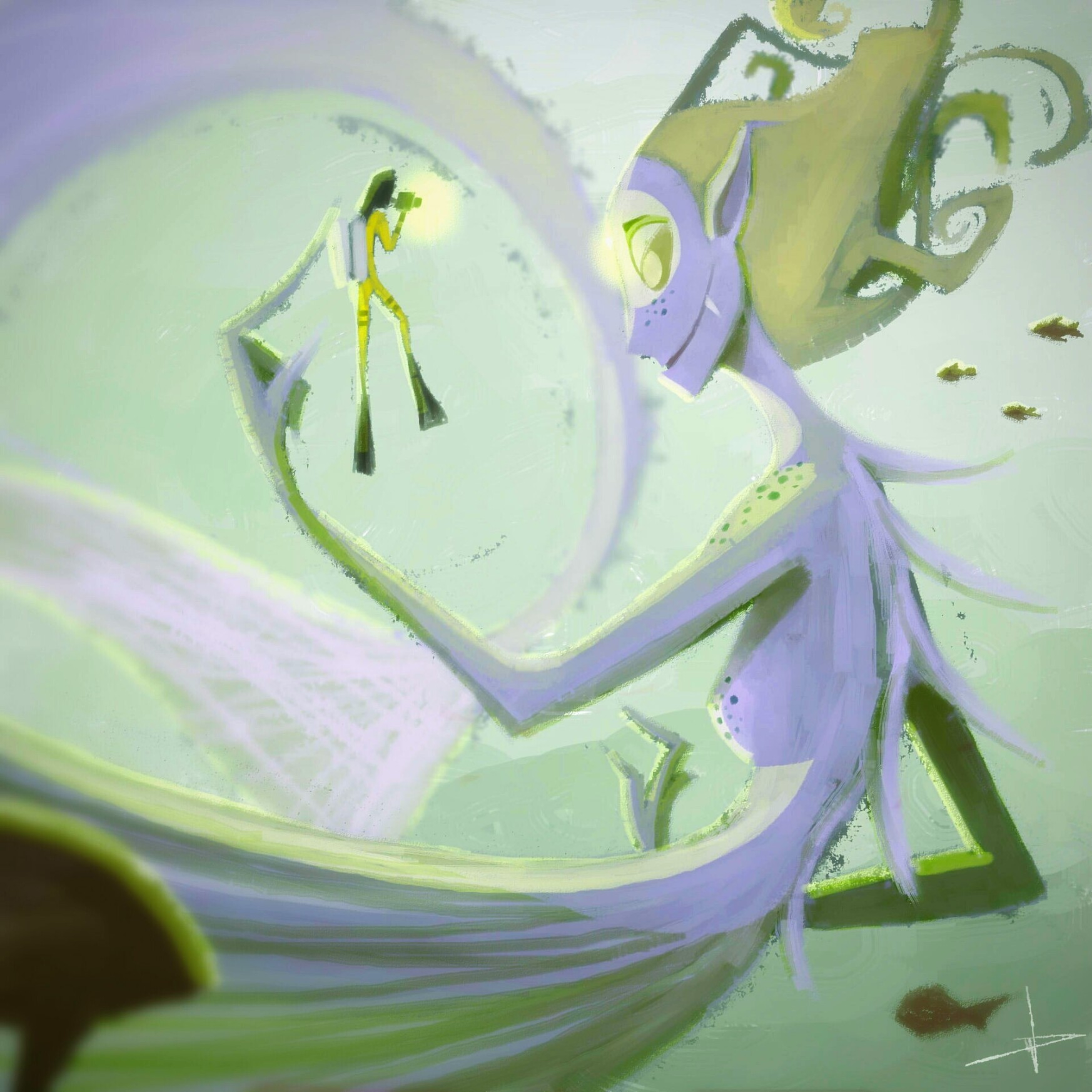 ArtStation - Giant Mermaid