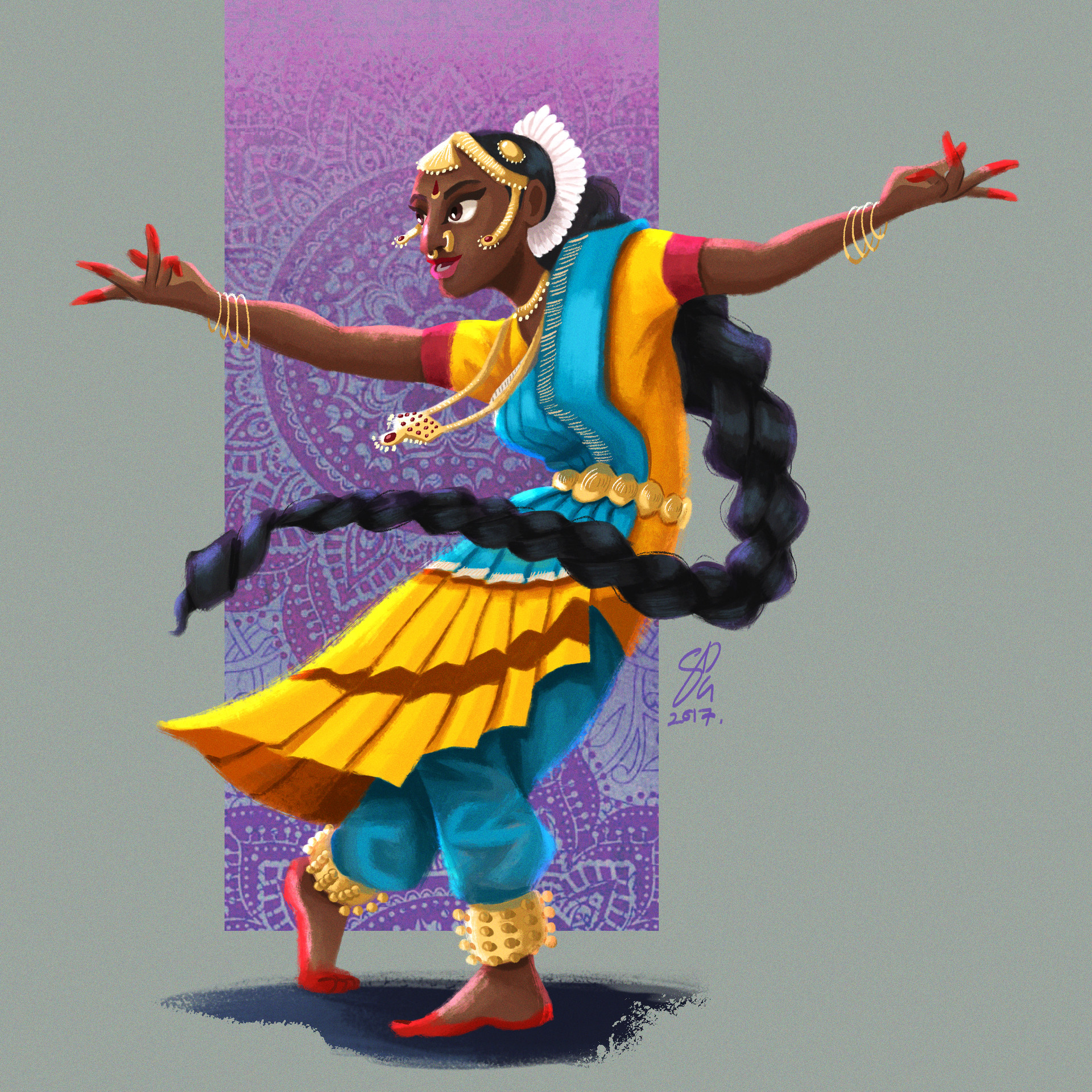 ArtStation - Indian Dancer