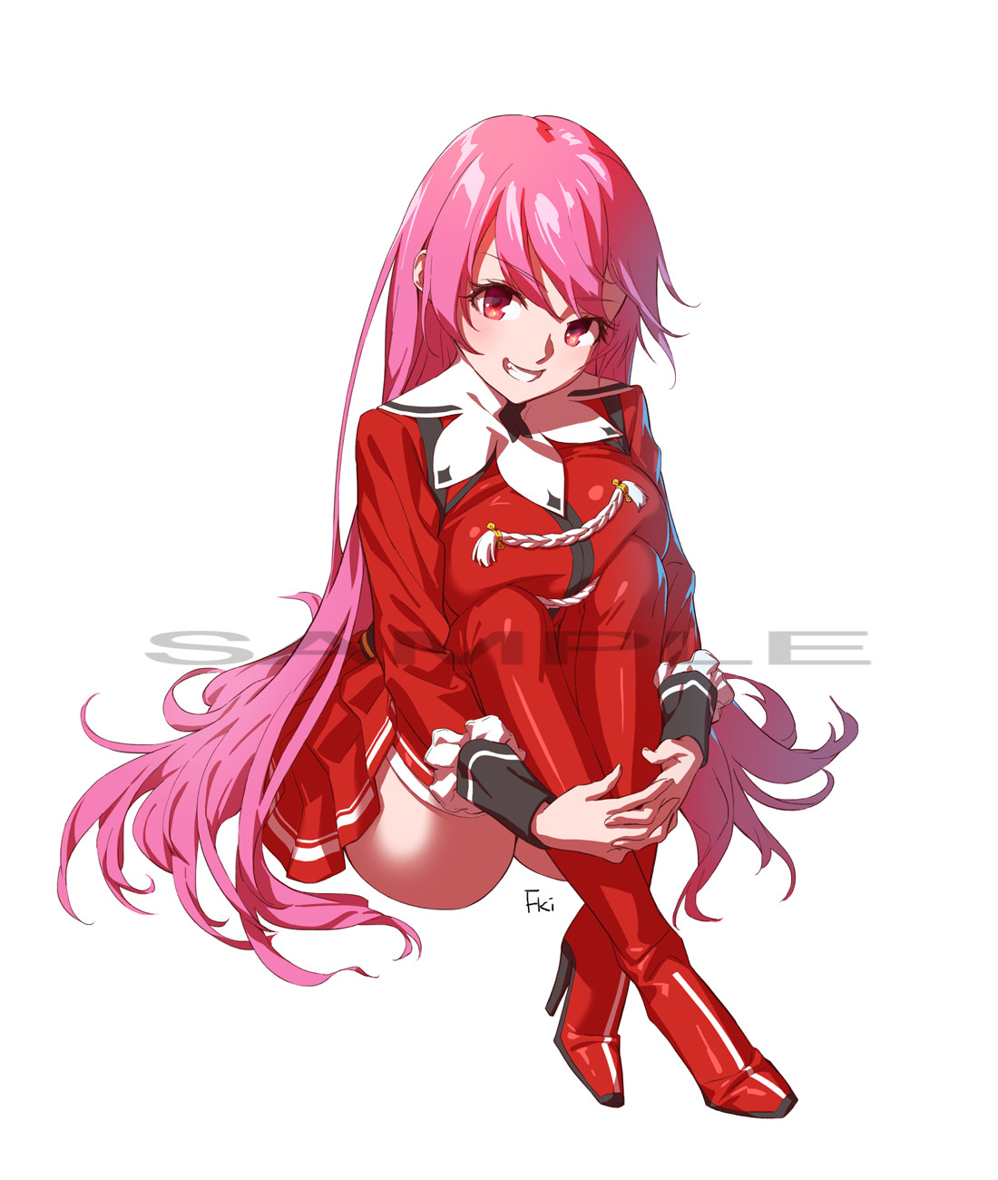 MINKOO JEE - A girl in red