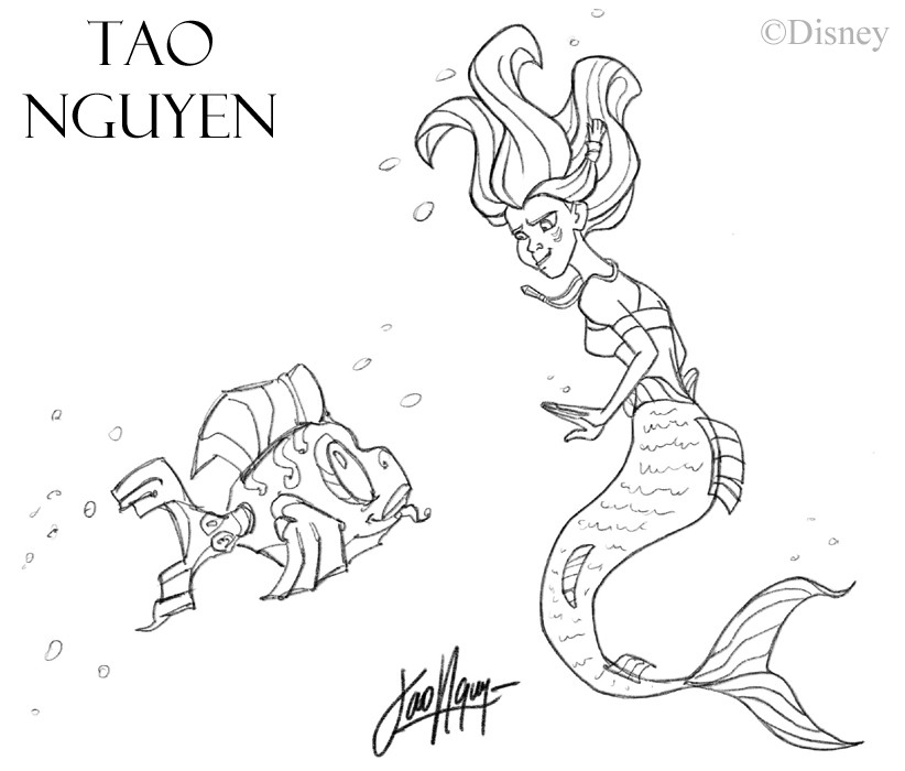 princess kida coloring page