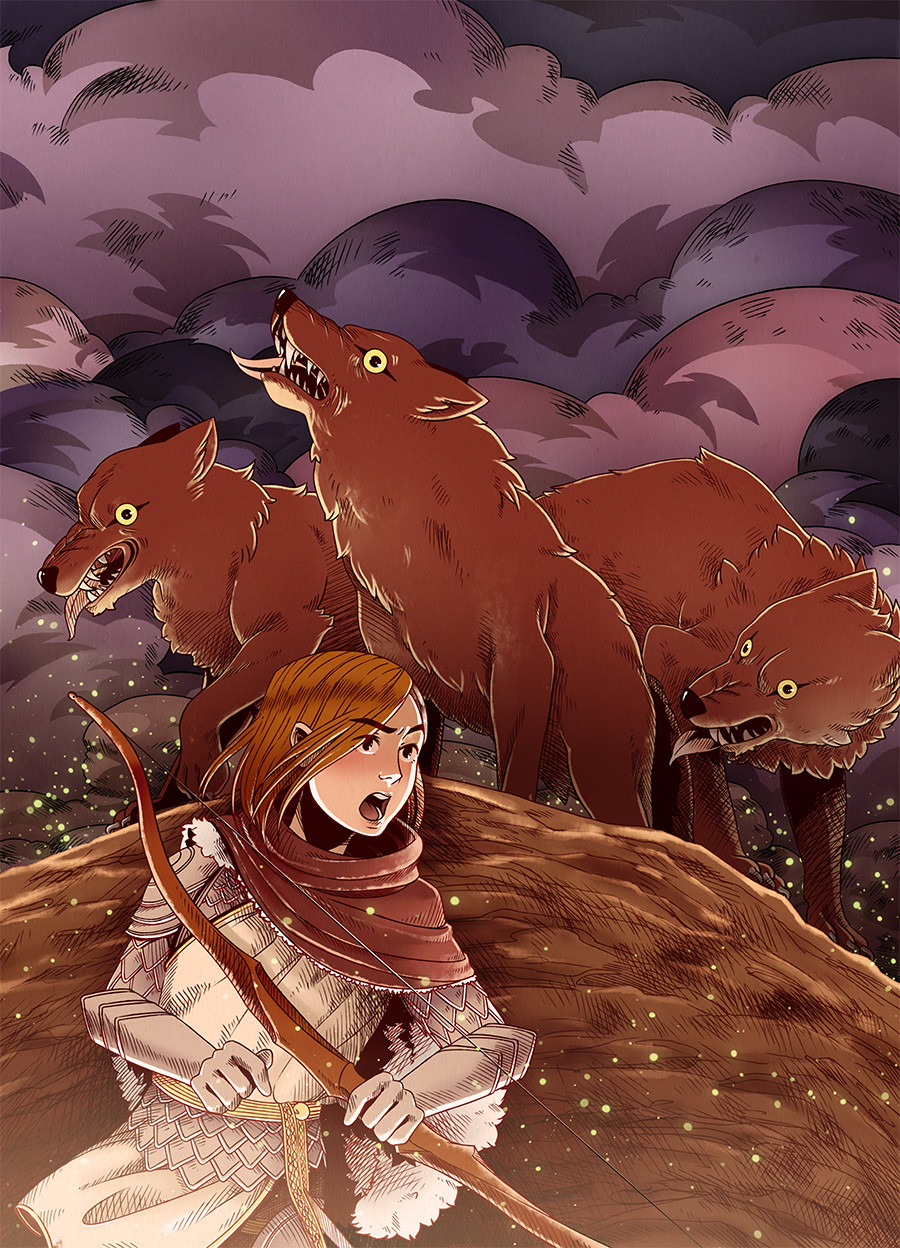 ArtStation - Humanity and Curse - Diptych