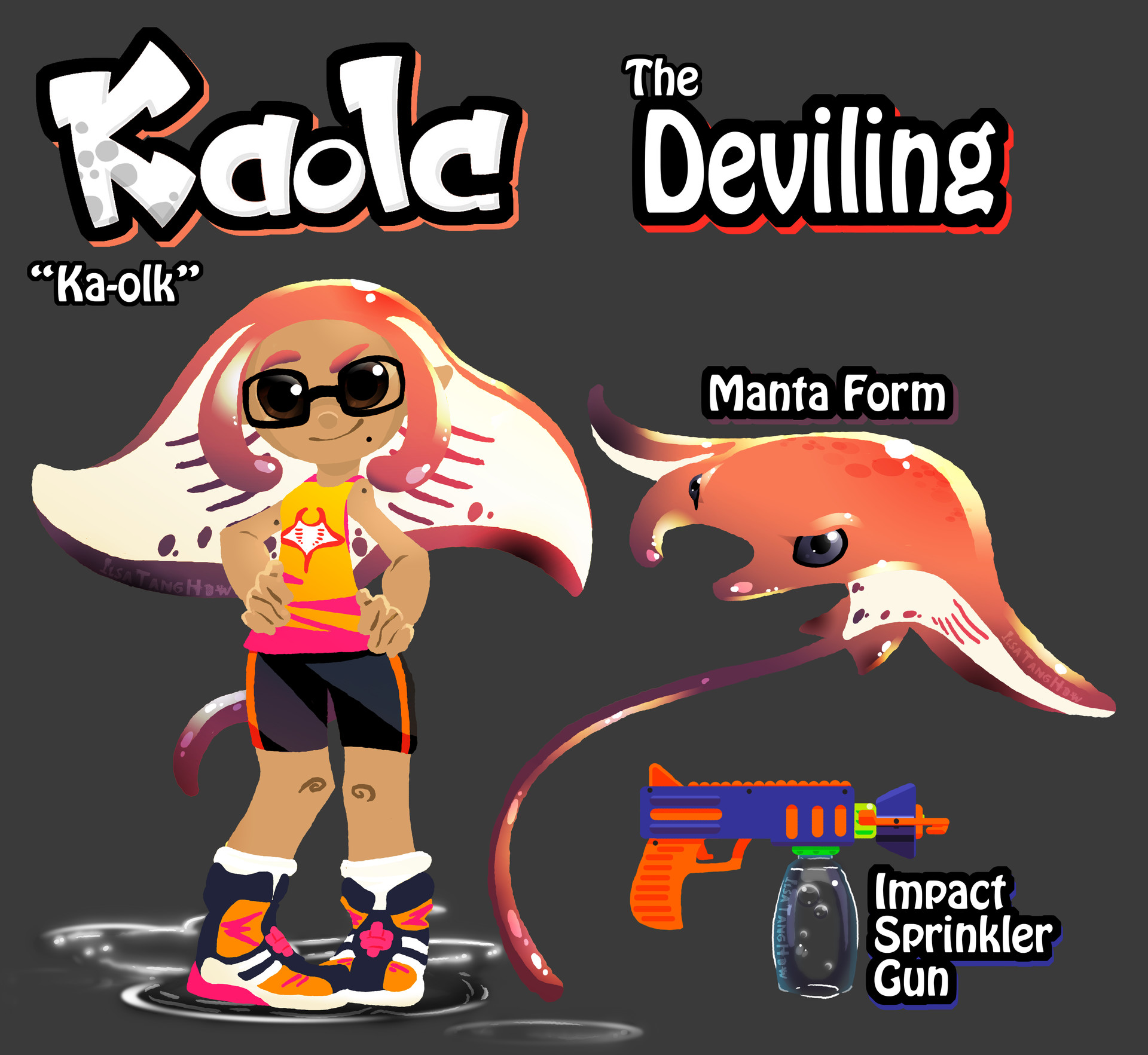 Ilsa Tang How - Splatoon OC -Devilings