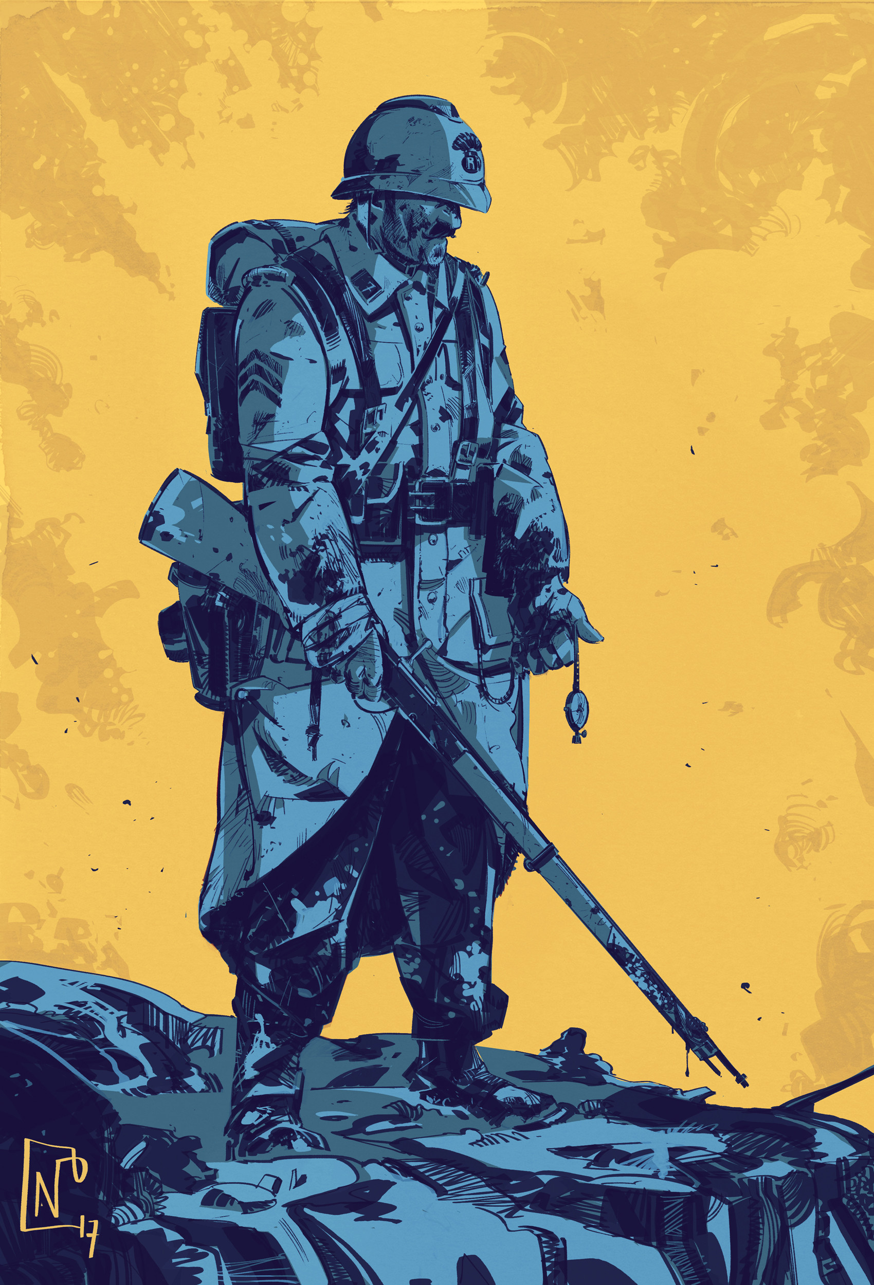 Nicolas Petrimaux - WW1 french soldier