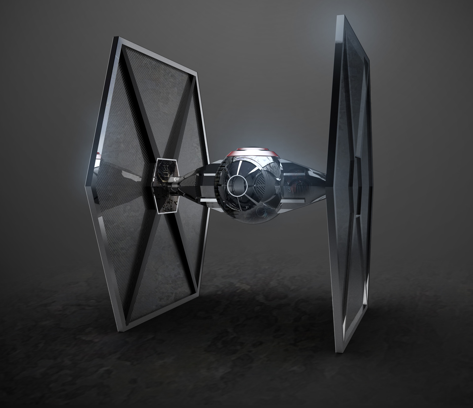 ArtStation - Tie Fighter