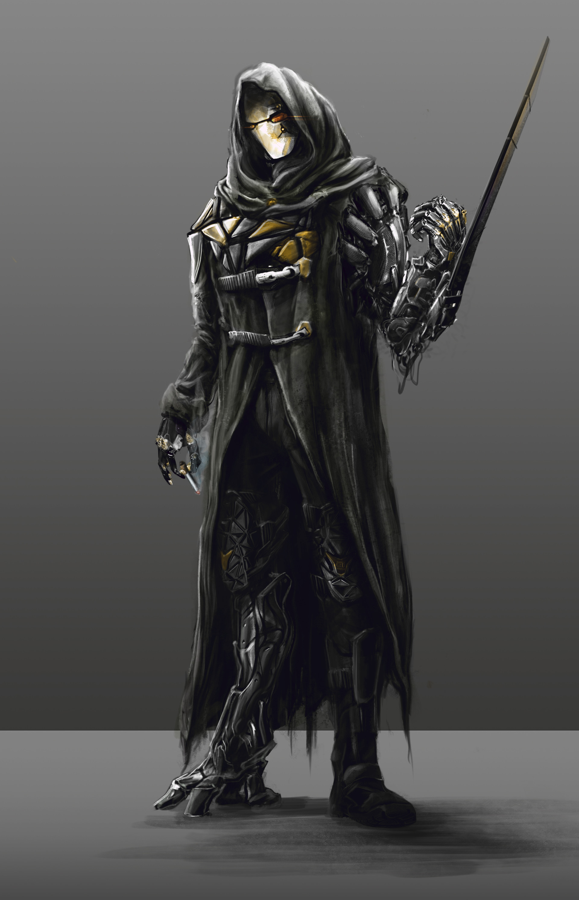 ArtStation - research on deus-ex characters