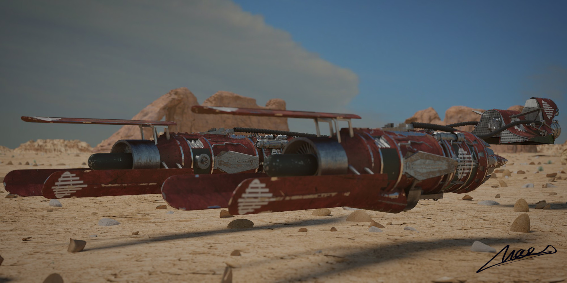 Lucas Ruston - Star Wars - Pod racer #3