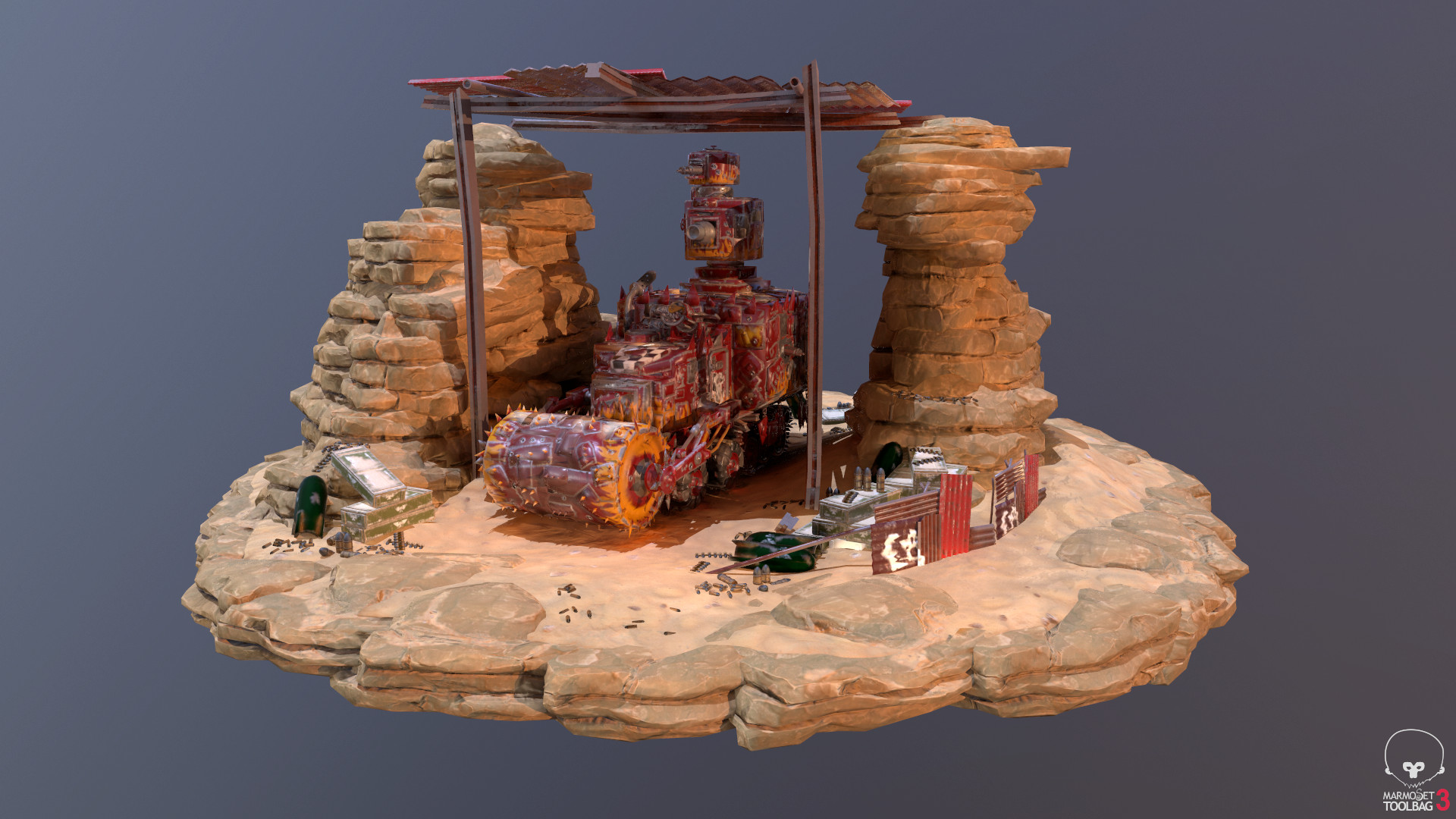 ArtStation - Ork Battlewagon Concept