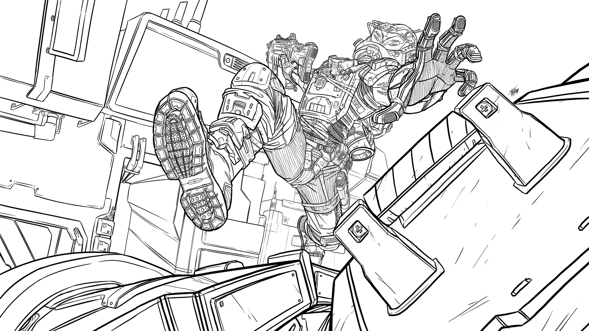 Steven Blomkamp - Titanfall 2 Fan Art