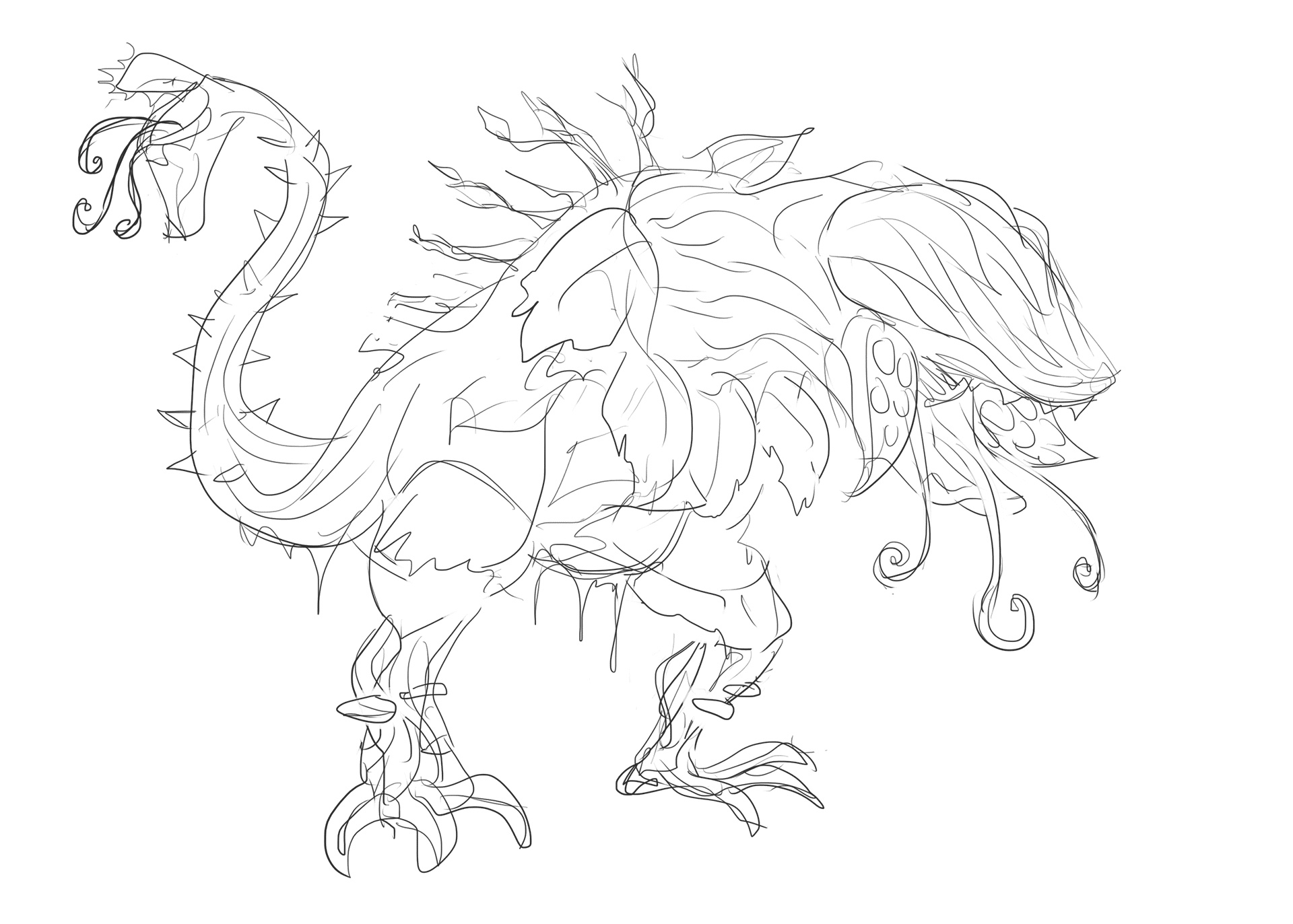 razorwhip coloring pages