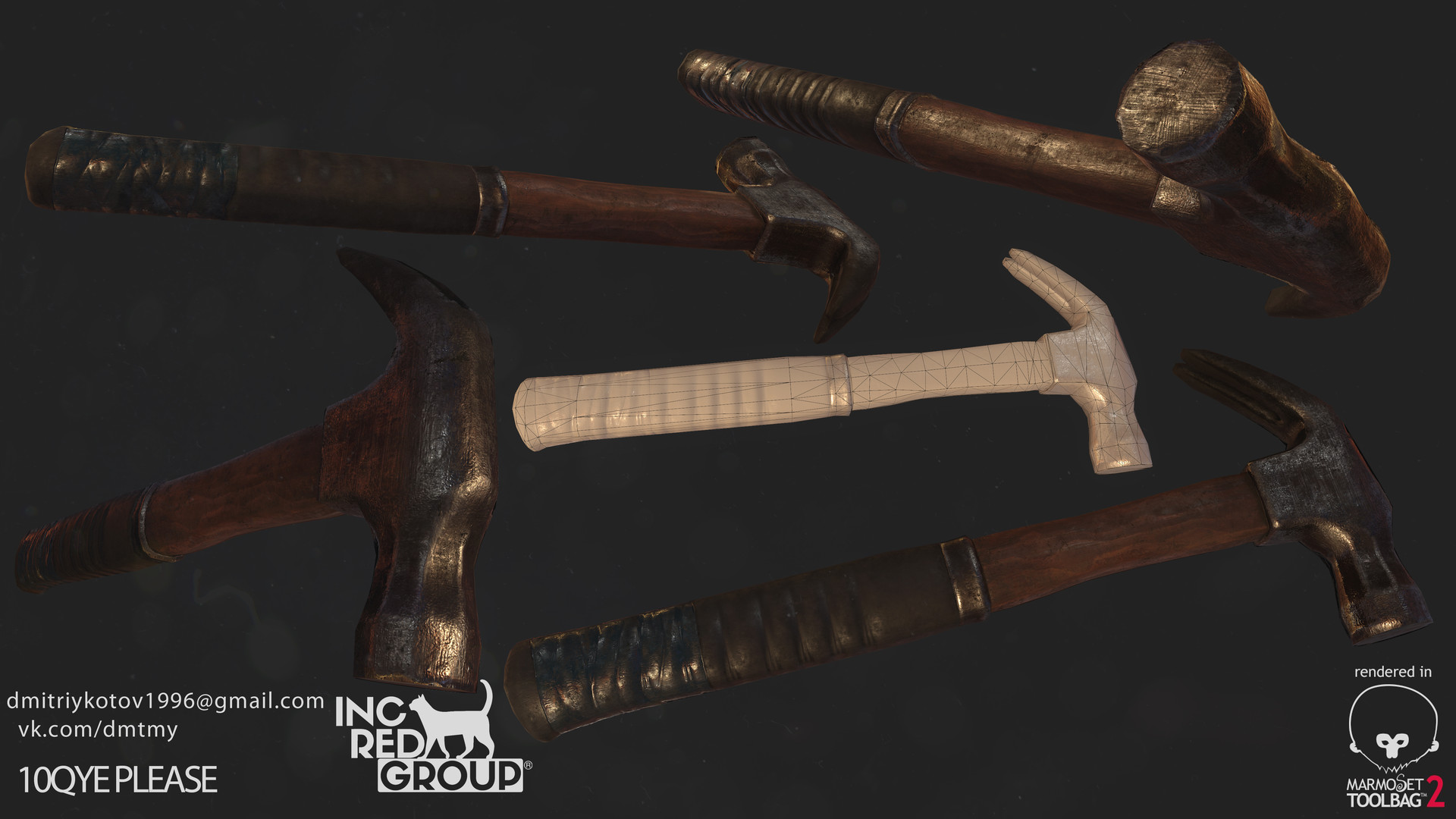 ArtStation - Hammer (LowPoly)