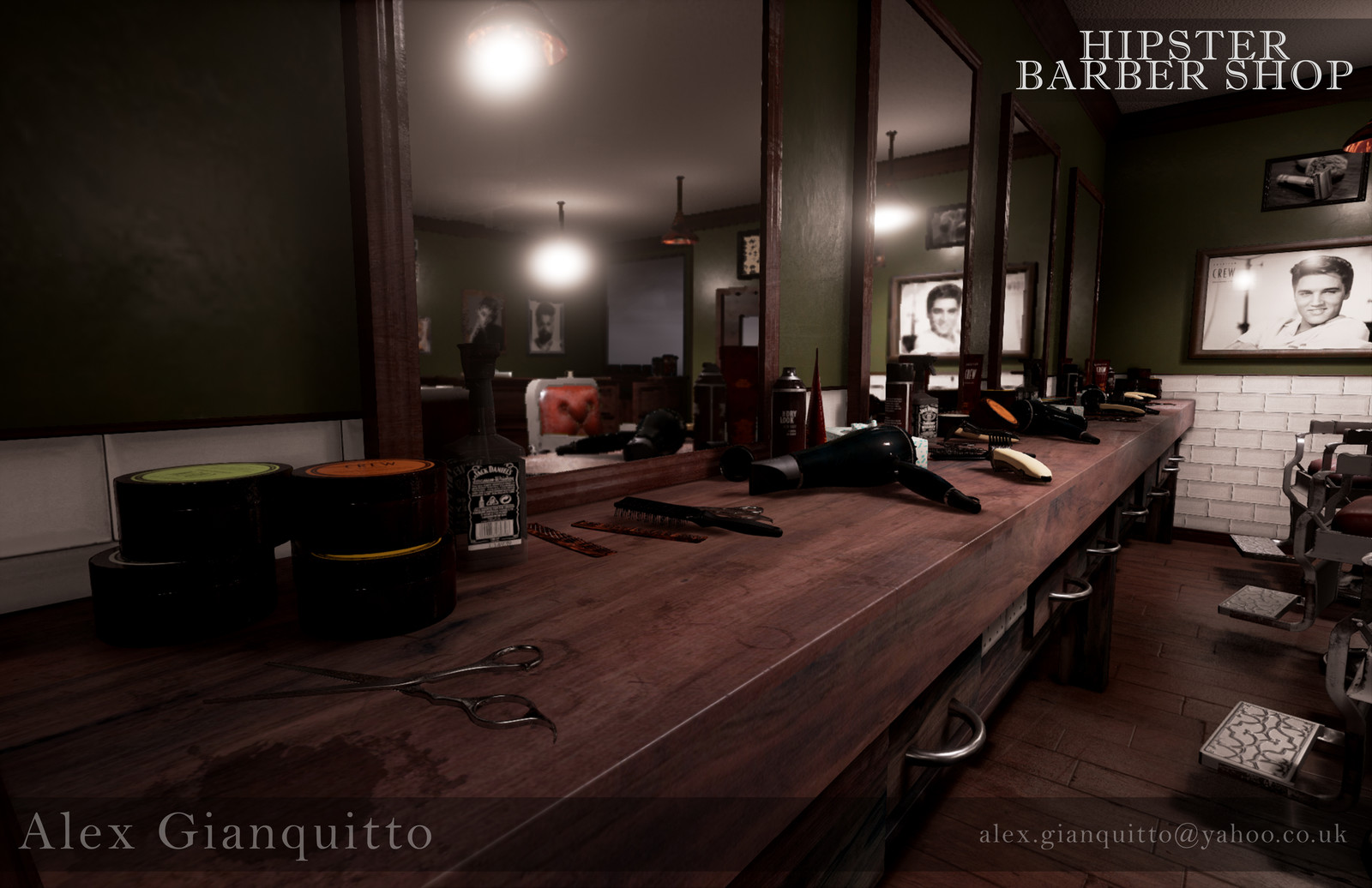 Alex Gianquitto - Hipster Barber Shop