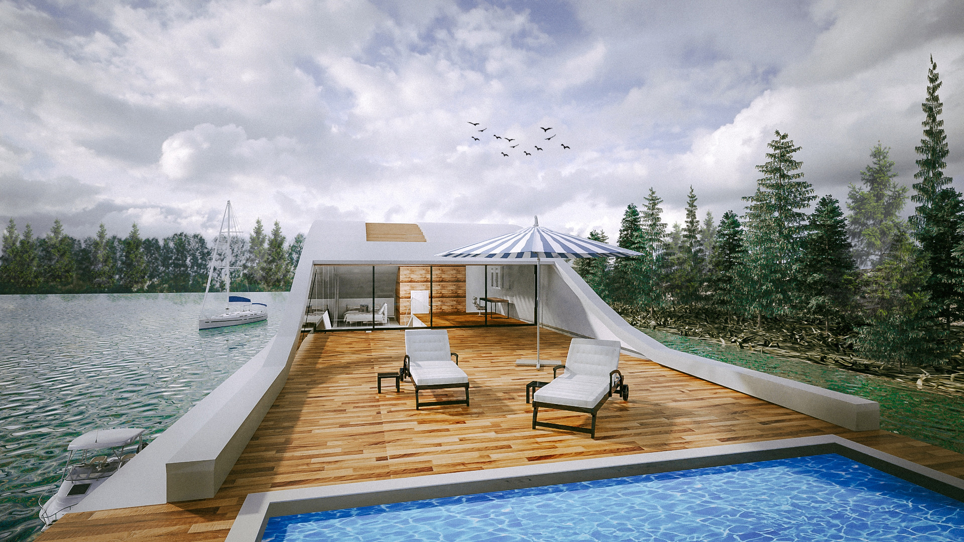 ArtStation - FLOATING HOUSE