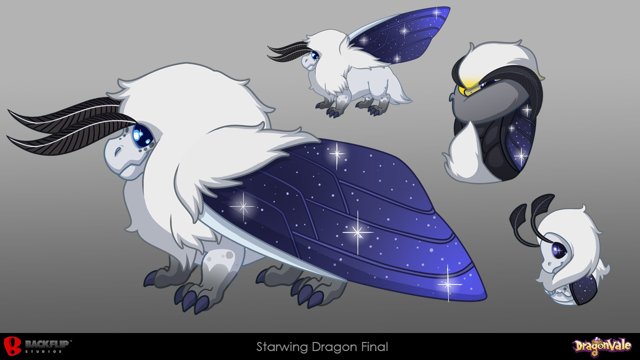 ArtStation - Dragonvale: Starwing Dragon Concept
