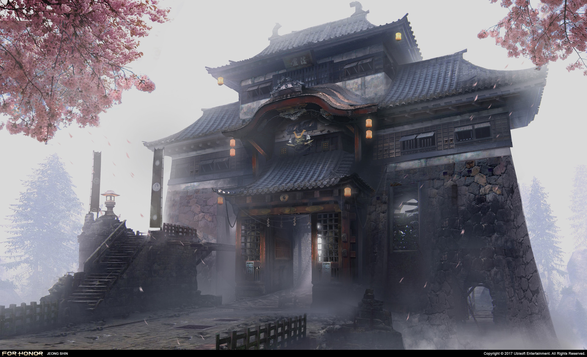 ArtStation - For Honor - Samurai Gate House