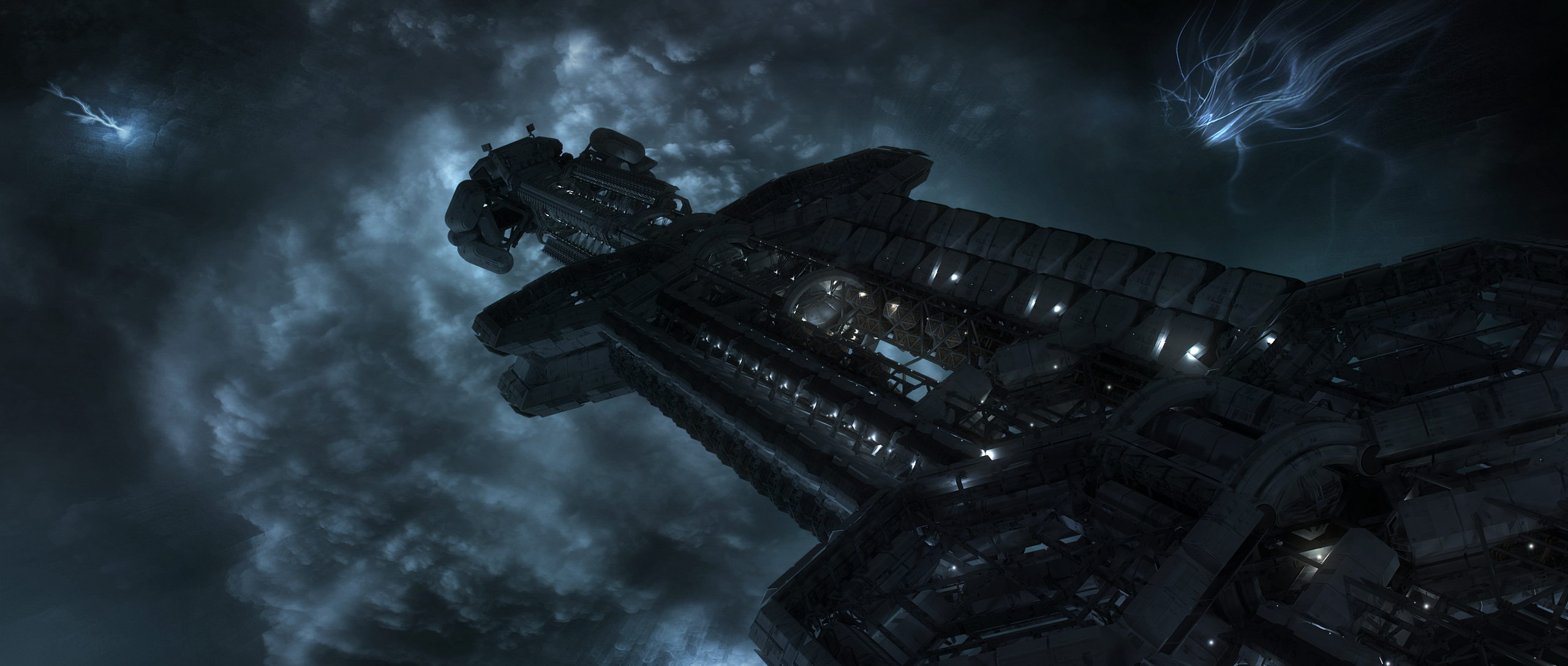 Steve Burg - Alien Covenant - Planet and Ion Storm