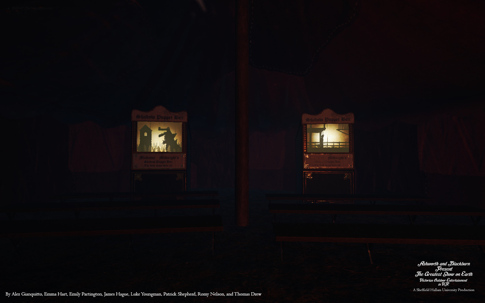 Emily Partington - Victorian Outdoor Entertainment group VR Project